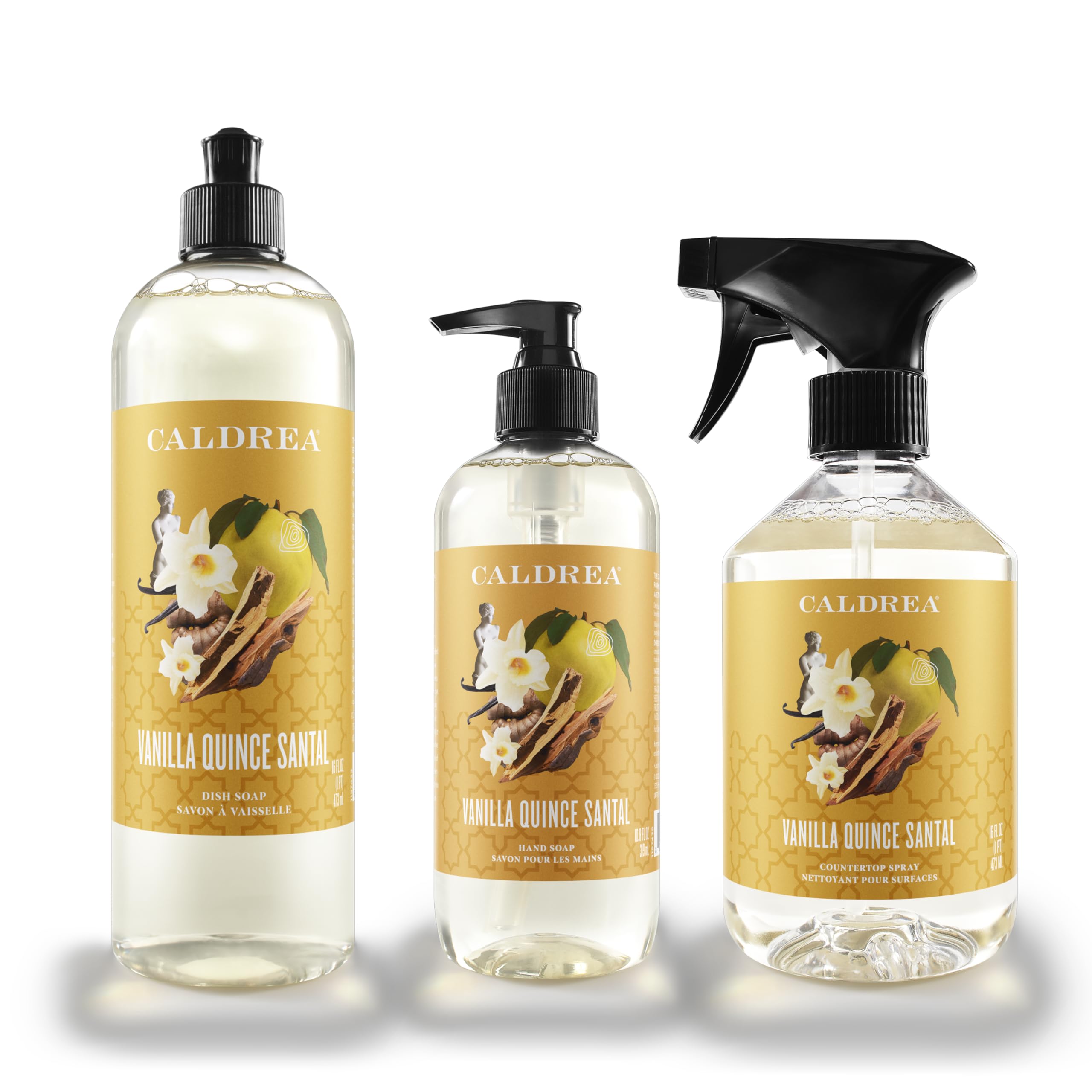 Amazon.com: Caldrea, Vanilla Quince Santal, Scrub + Shine Set, Contains ...