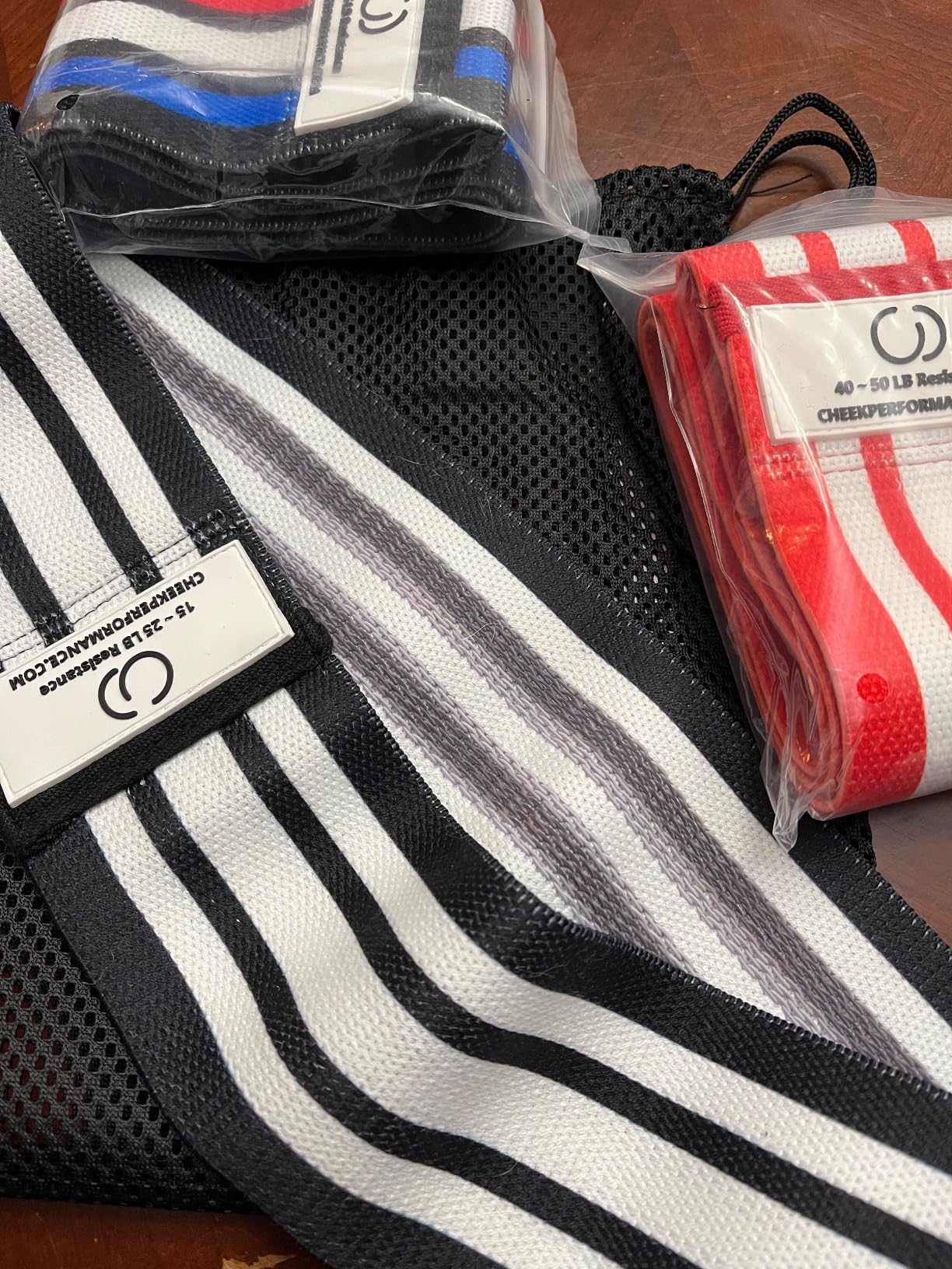 Amazon.com: Fabric Resistance Bands for Working Out | Set of 3 Exercise ...