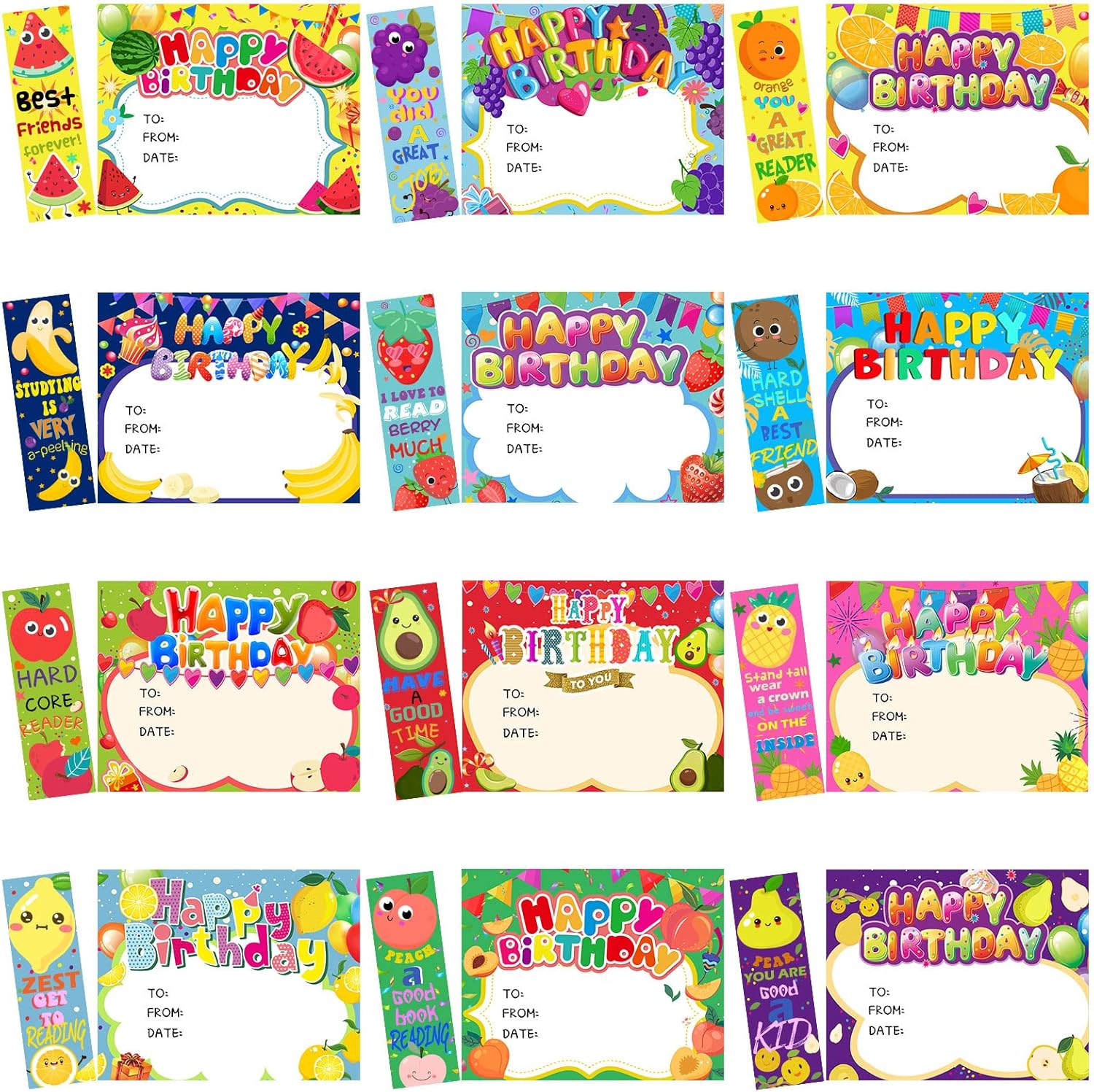 Amazon.com: 72 Pcs Happy Birthday Certificates for Kids Classroom Happy ...
