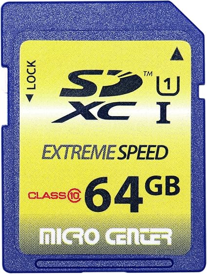 Amazon.com: INLAND 64GB Class 10 SDXC Flash Memory Card Standard Full ...