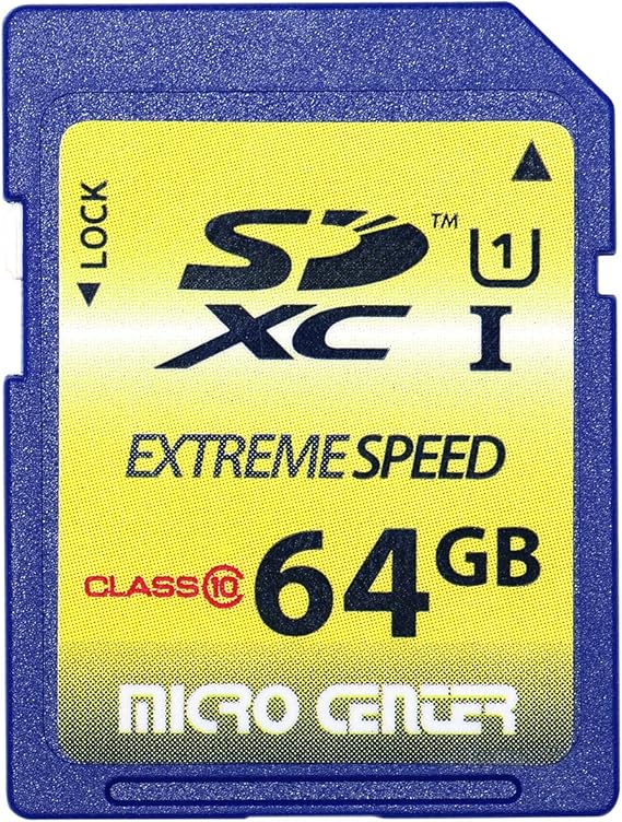 Amazon.com: INLAND 64GB Class 10 SDXC Flash Memory Card Standard Full ...