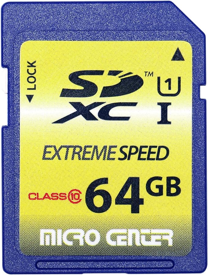 Amazon.com: INLAND 64GB Class 10 SDXC Flash Memory Card Standard Full ...