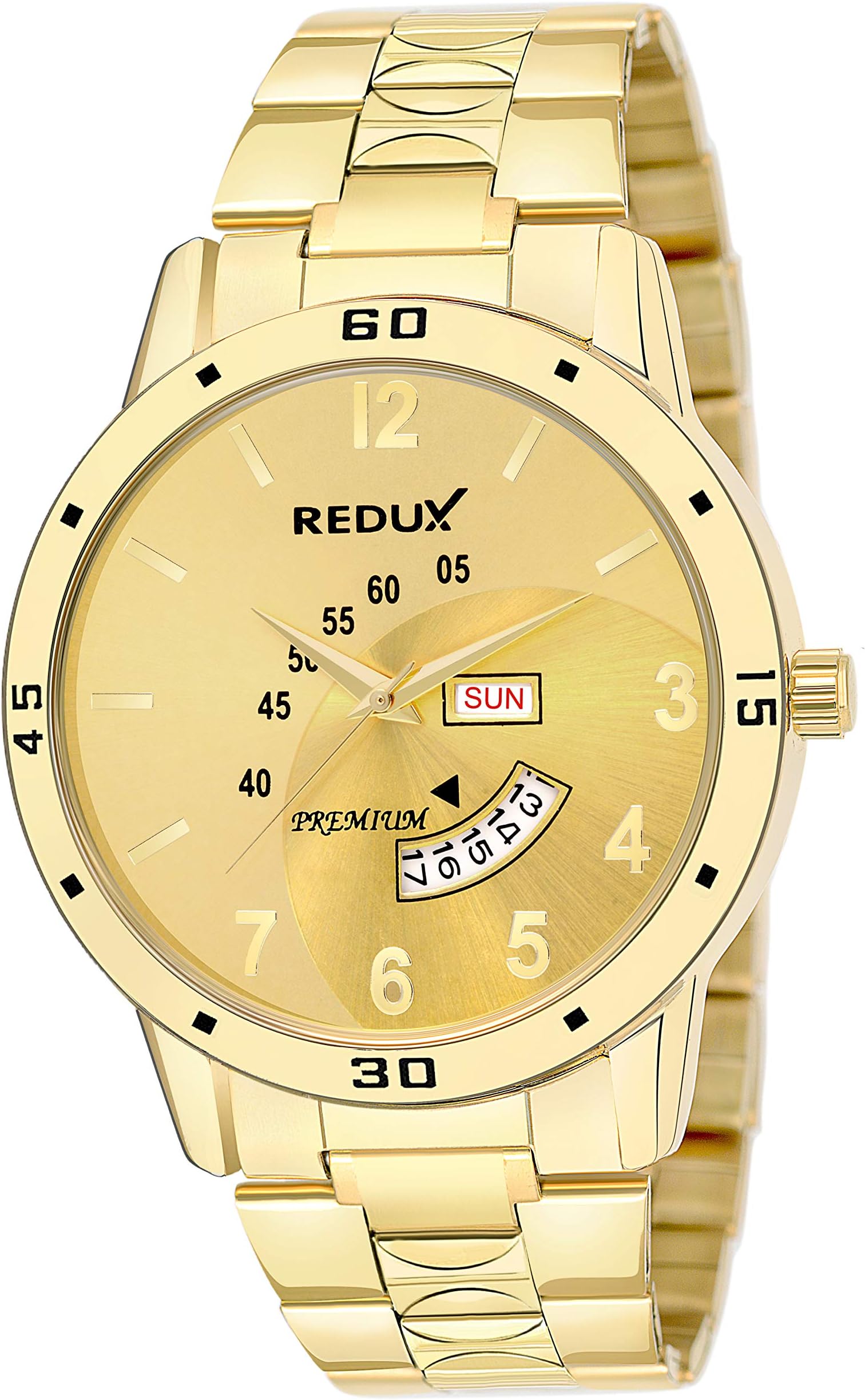 Matrix Gold Dial and Band Edition Day & Date Analog Men's Stainless ...