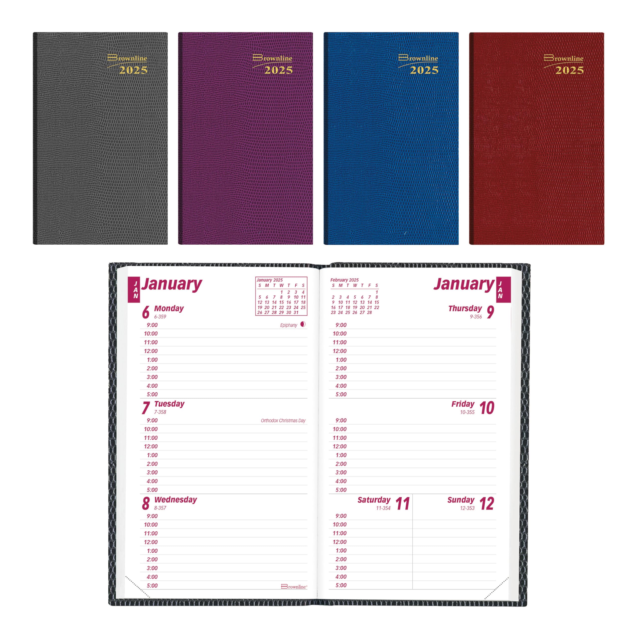 Time Works Wonders Planner 2025 Brownline® 2025 Traditional Daily ...