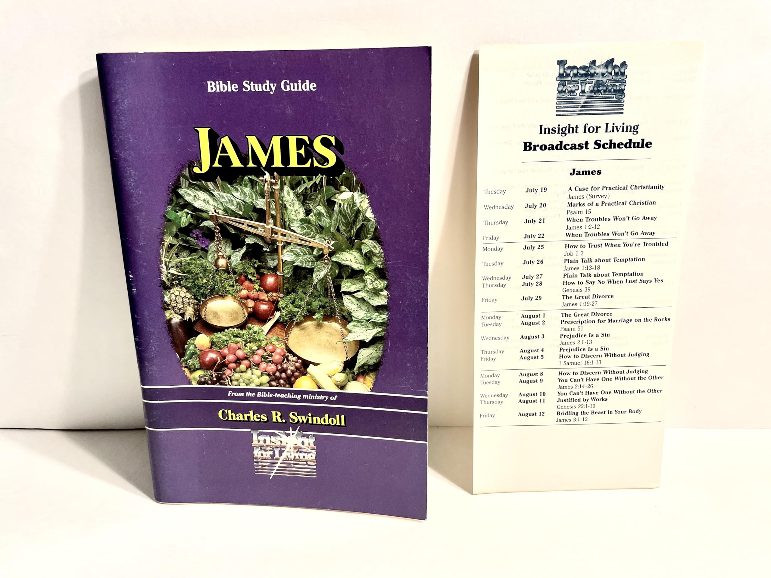 James, Bible Study Guide: Charles R Swindoll: Amazon.com: Books