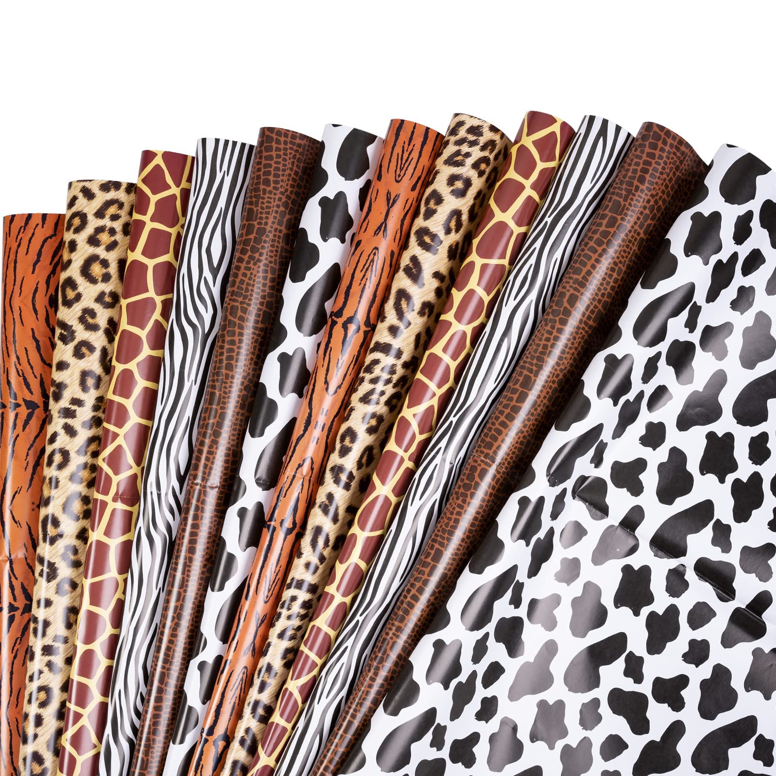 Snapklik.com : LeZakaa Animal Print Wrapping Paper Sheet - Leopard ...