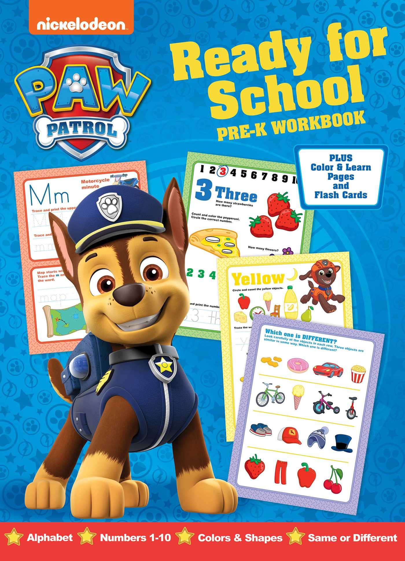 Amazon.com: Nickelodeon PAW Patrol: Ready for School Pre-K Workbook ...