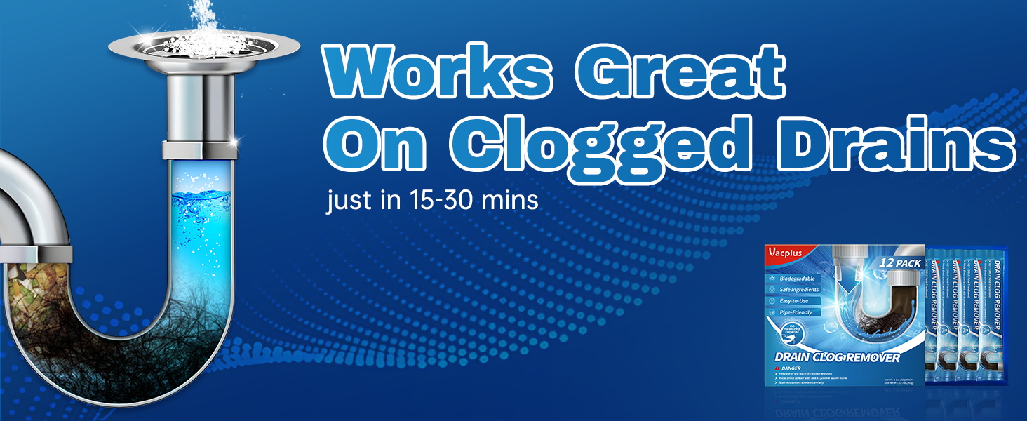 Watch Vacplus Drain Clog Remover -12 Packs on Amazon Live