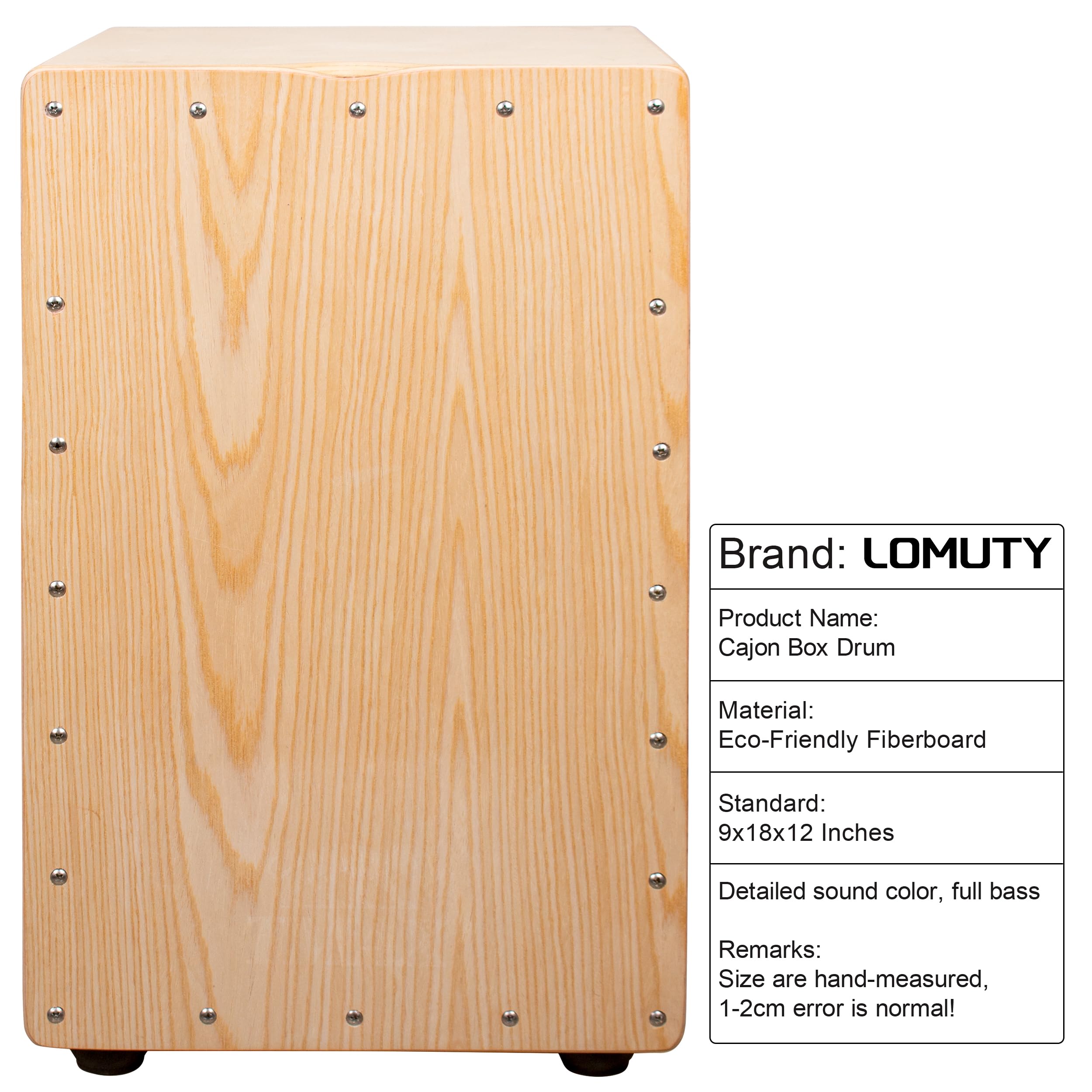 Snapklik.com : Cajon Drum Box For Beginners, Suitable For Performance ...