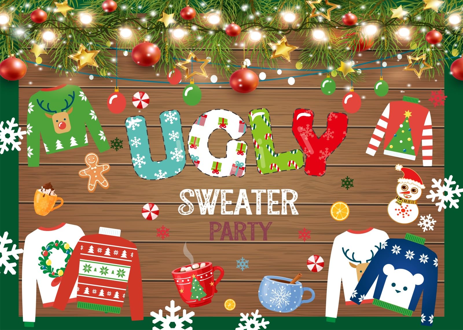 Ugly Sweater Powerpoint Background