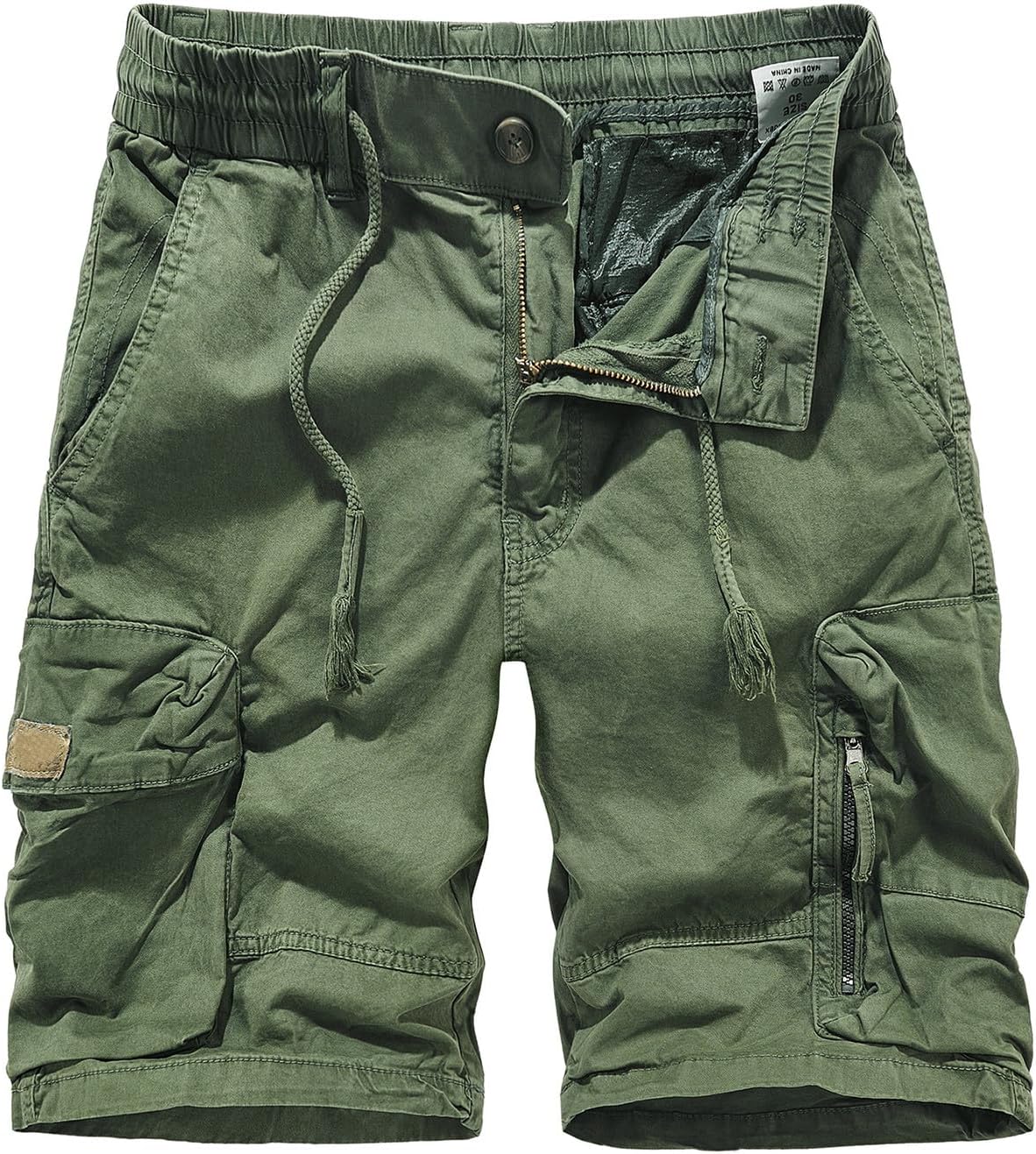 WENKOMG1 Cargo Shorts for Men Twill Drawstring Tactical Shorts Ripstop ...