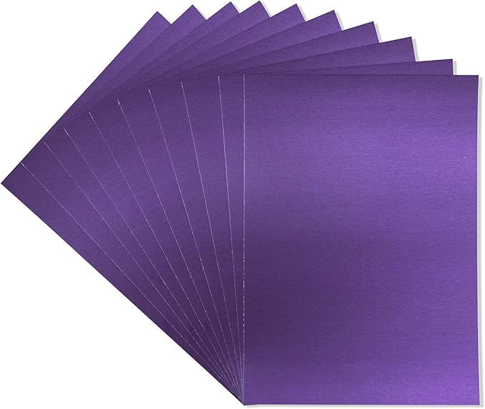 A4 Coloured Card Pack Single Sided Deep Purple – 300GSM (10 Sheet Pack ...