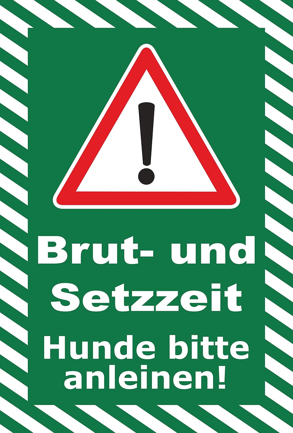 Brut Und Setzzeit Schild