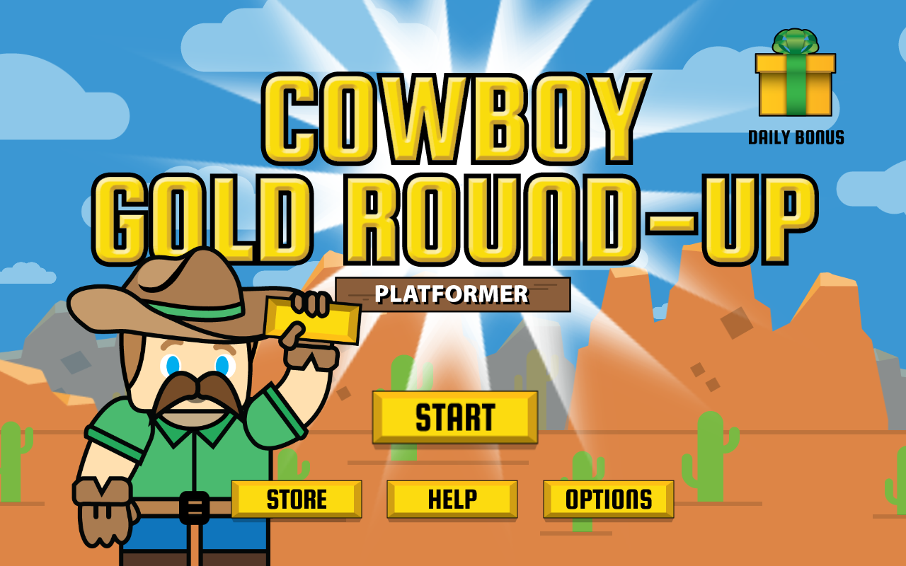 Cowboy Gold Round-Up Platformer Game - Aplicativo na Amazon Appstore