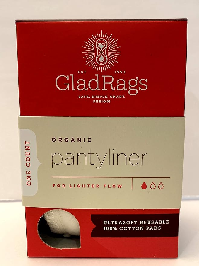 Amazon.com: Glad Rags - Natural Organic Undyed Cotton Panty Liner ...