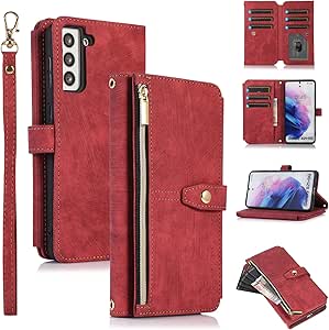 Amazon.com: Furiet Compatible with Samsung Galaxy S21 Plus Glaxay S21+ 5G Wallet Case 9 Card ...