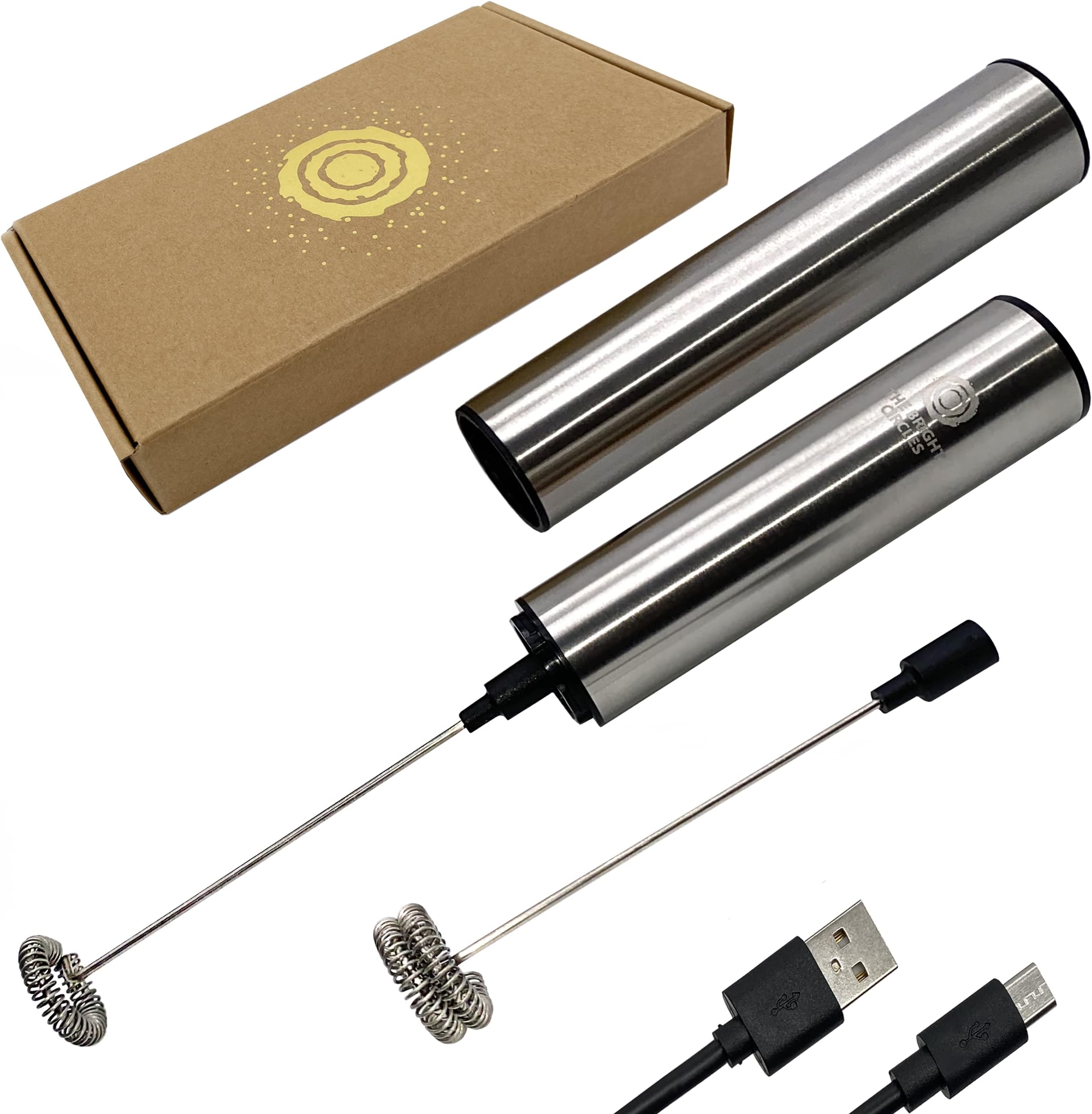 Amazon.com: Milk Frother Handheld Battery Operated, Coffee Frother for ...