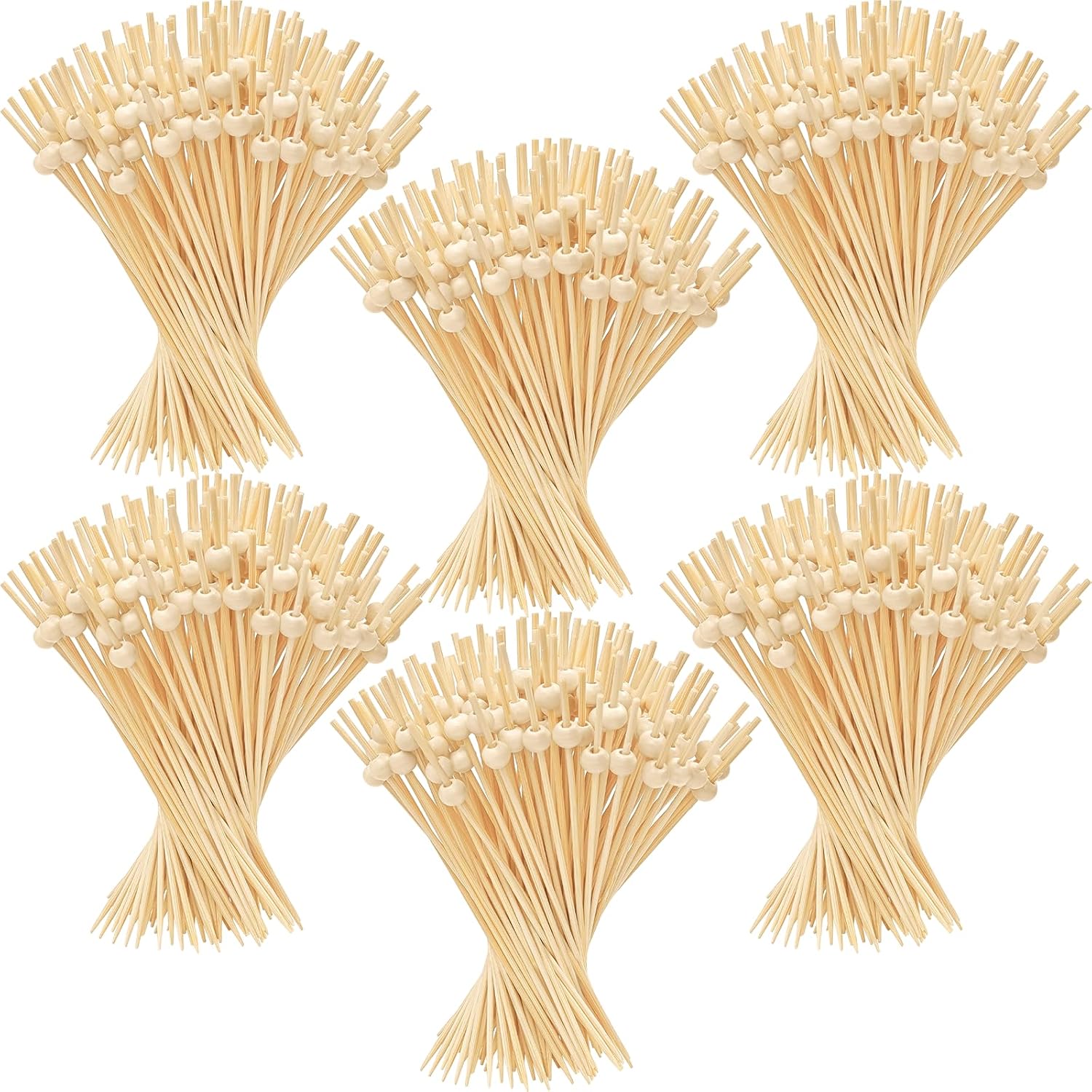 Amazon.com | 1000 Pieces Cocktail Picks, 4.7 Inch Wooden Fancy ...