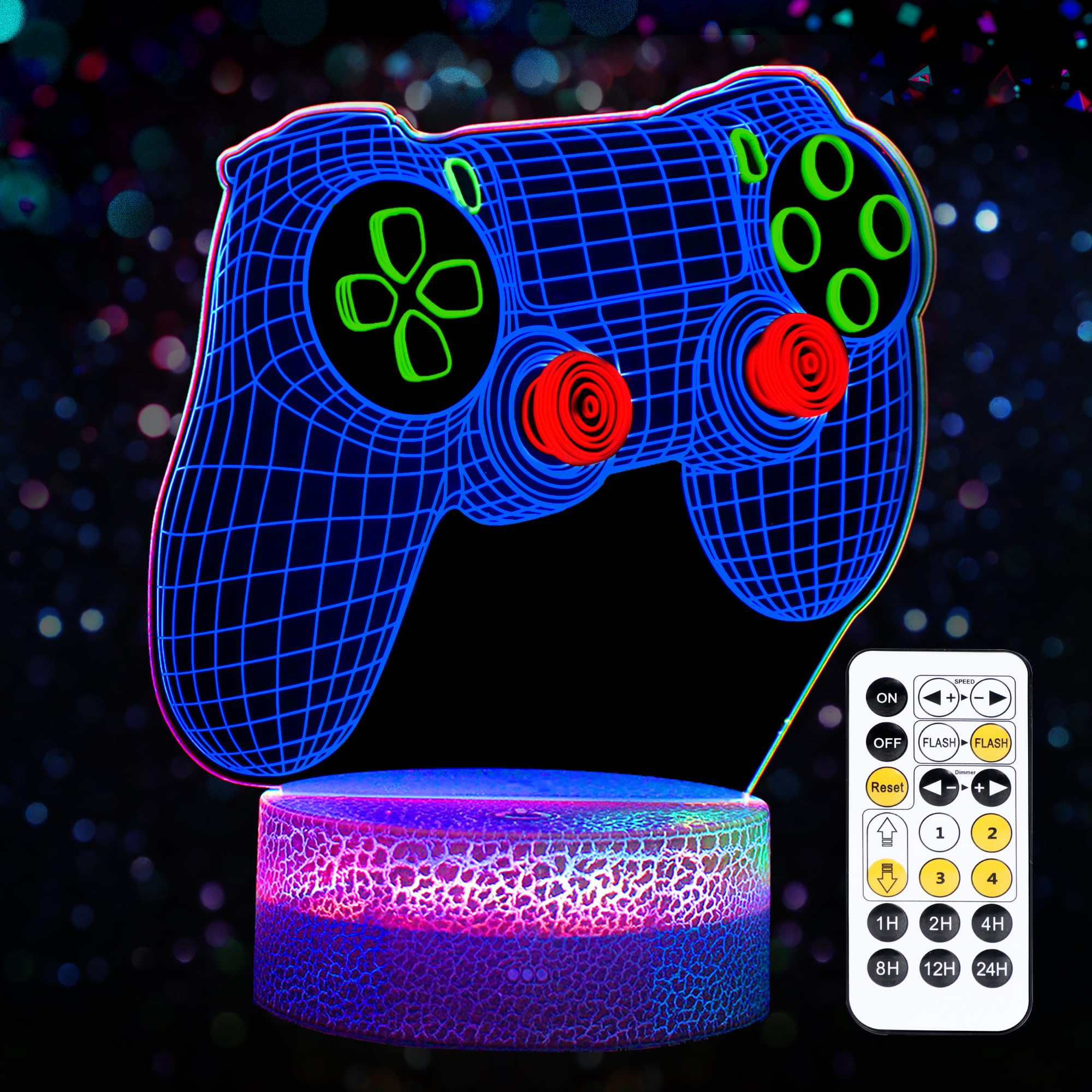 OCYEMY Night Light Kids: Gaming Lights with Touch & Remote Control ...