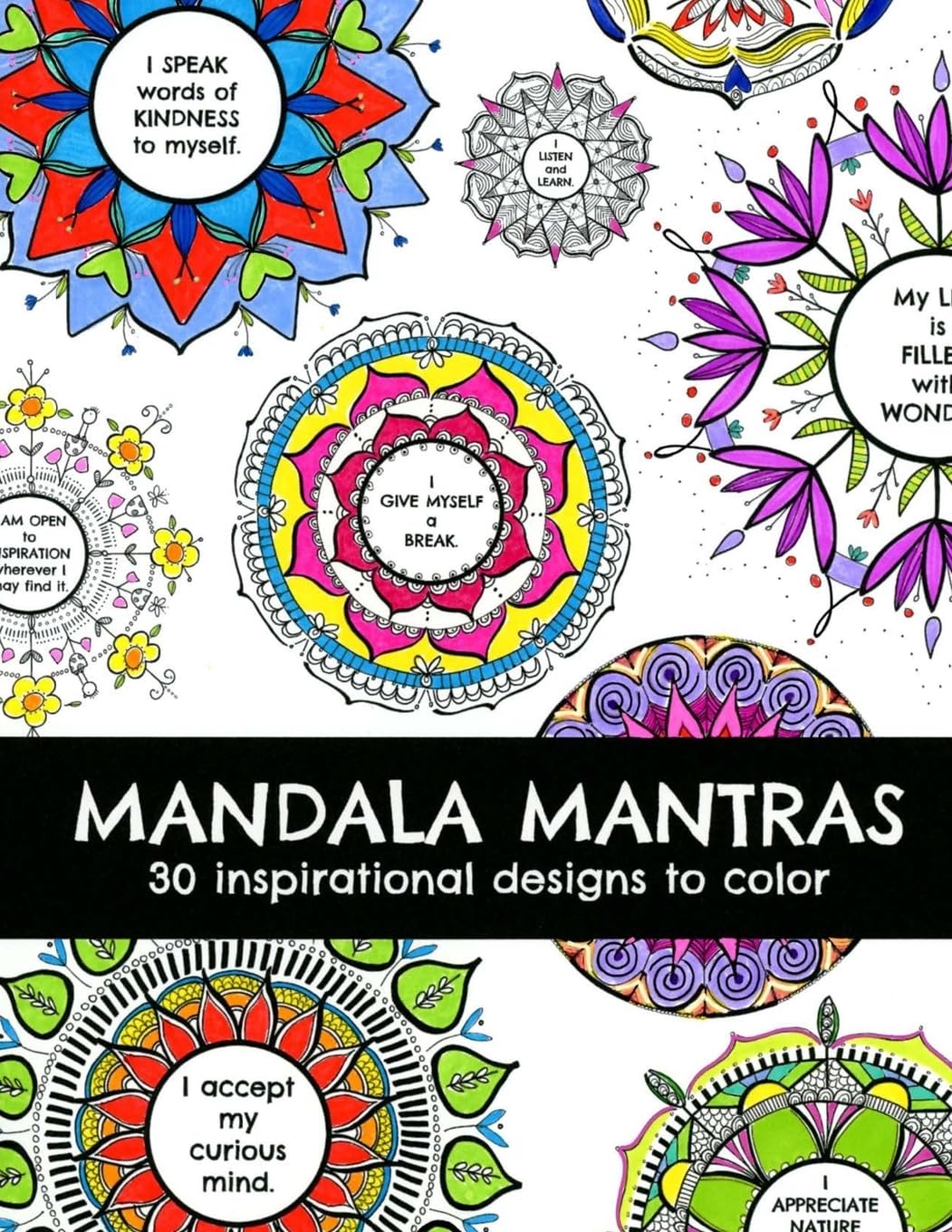 Amazon.com: Mandala Mantras: Coloring book: 9781537077017: Ignazio ...