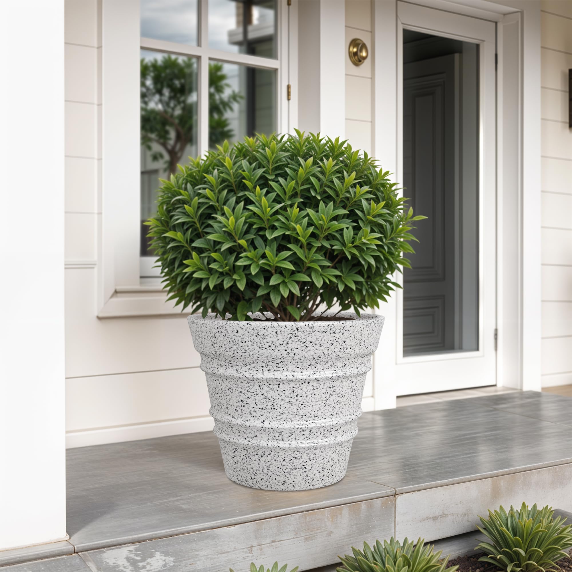 YUCCABE ITALIA FOXB BR Pots for Plants 21 INCH Highly Durable Polymers ...