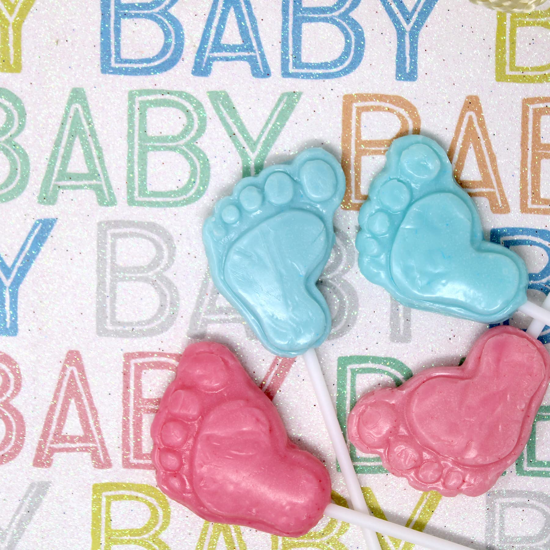 Caramelos Azules Y Rosas Para Baby Shower MESA DE DULCES BABY SHOWER
