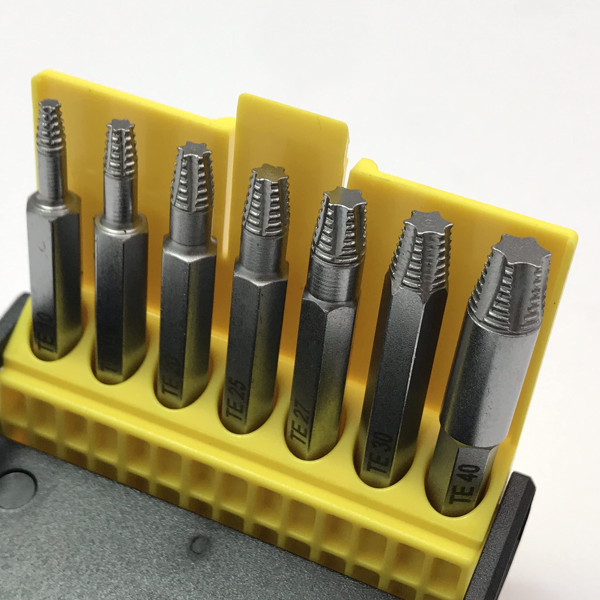 Snapklik.com : ASA TOOLS TE7 Damaged Screw Extractor Tool Remover Set ...