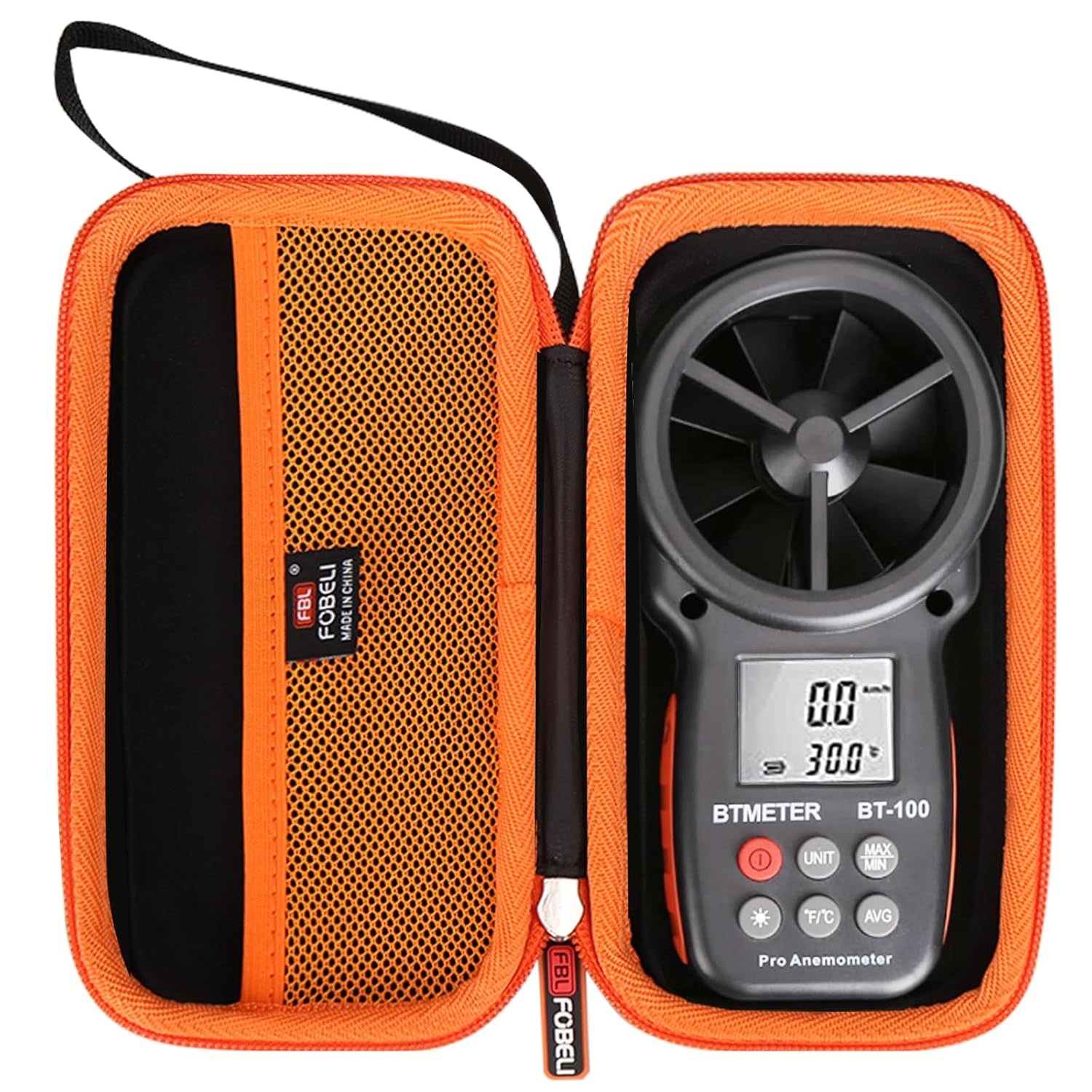 FBLFOBELI Hard Carrying Case for BTMETER BT-100 Handheld Anemometer ...