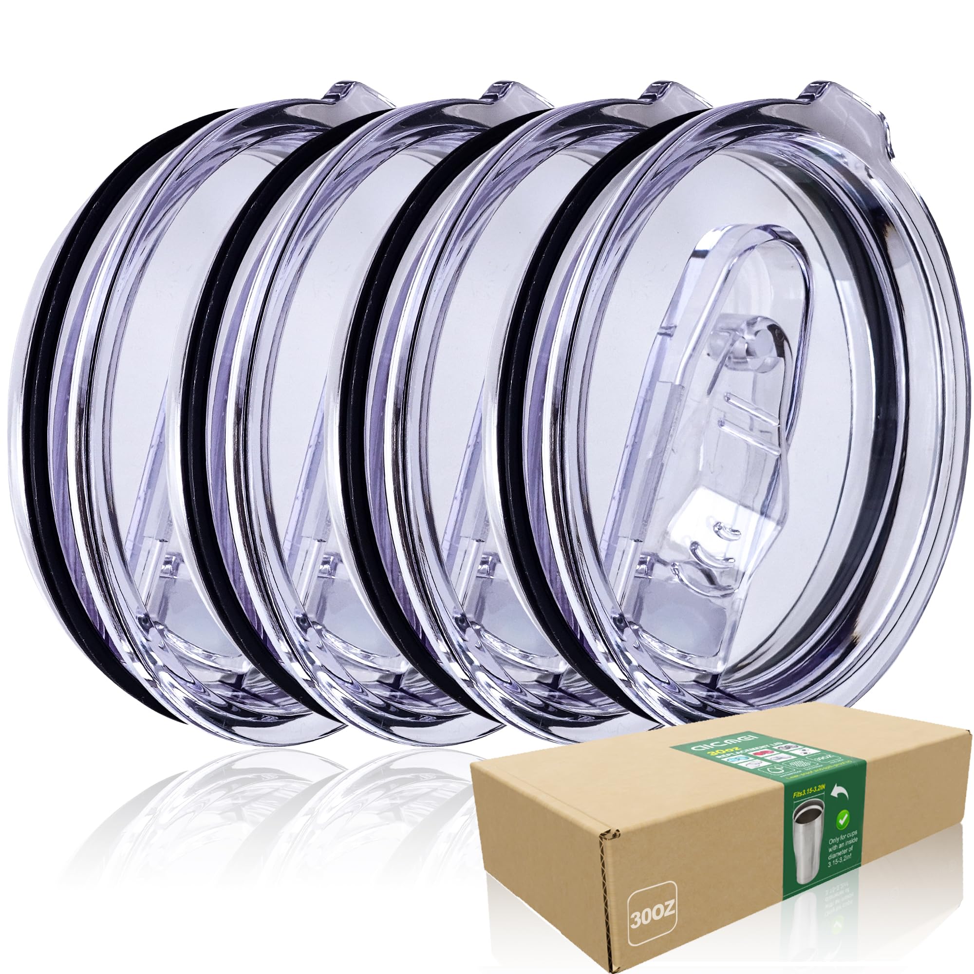 Amazon.com | 4 Replacement Lids for Yeti Tumblers like Yeti Lids -Spill ...