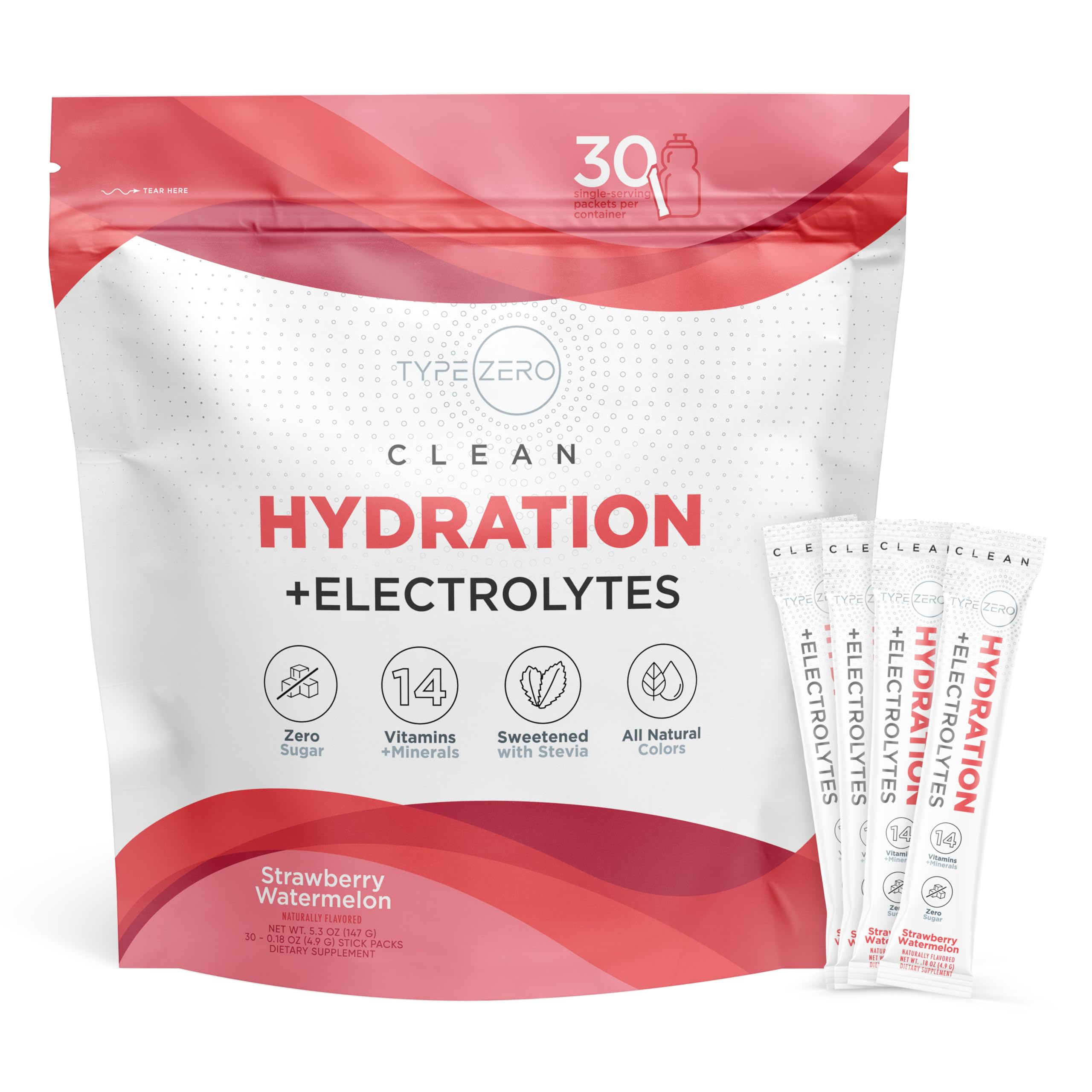 Snapklik.com : Type Zero Clean Hydration + Electrolytes Drink Mix