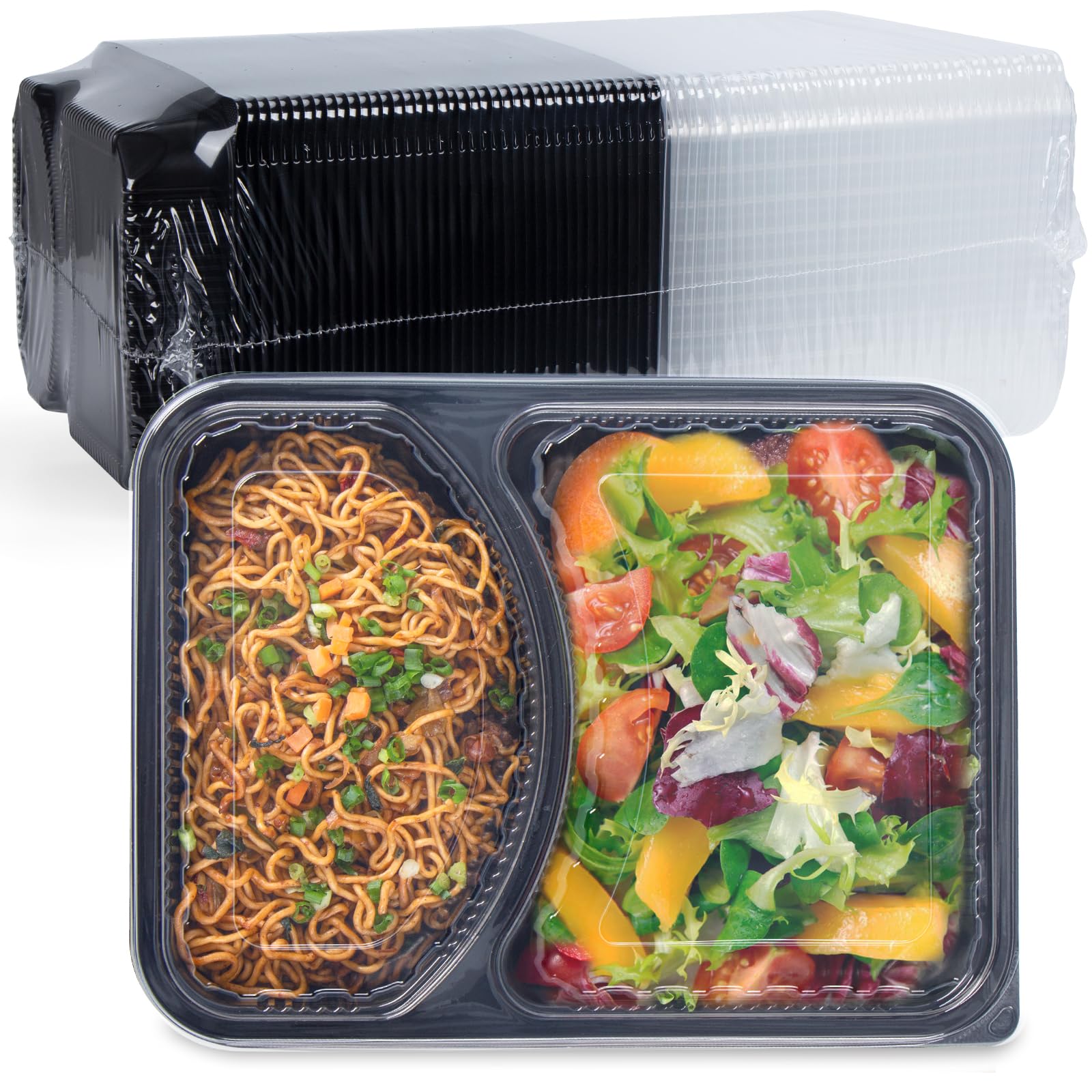 Snapklik.com : FRESHPAK Takeout Containers Reusable 40 Pack 40oz ...