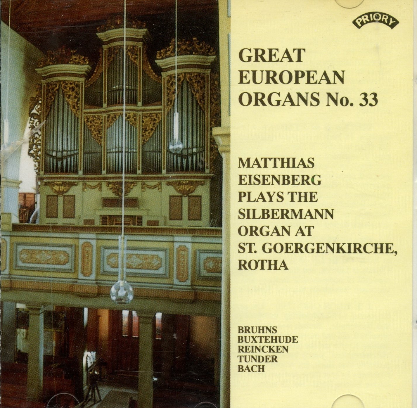 Matthias Eisenberg - Great European Organs, Number 33: The Silbermann ...