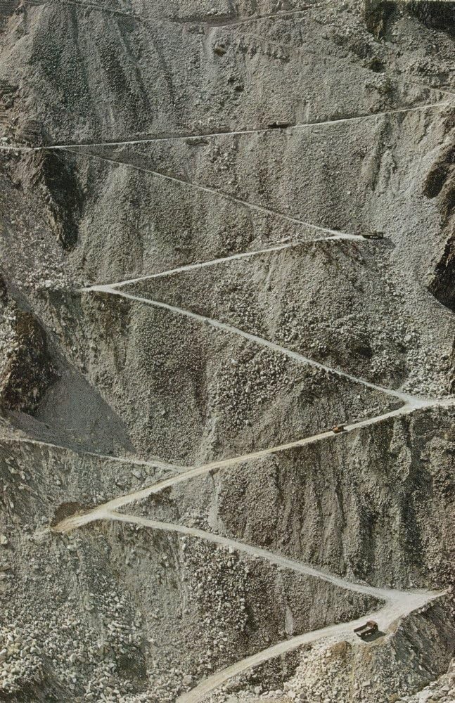 Amazon.com: Carrara Marble Quarry 20th Century Poster Print by Science ...