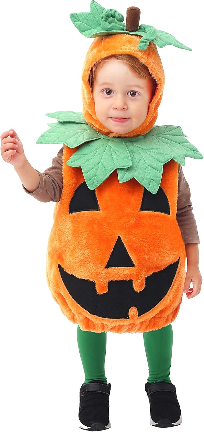 Amazon.com: Spooktacular Creations Deluxe Pumpkin Costume with Plush ...
