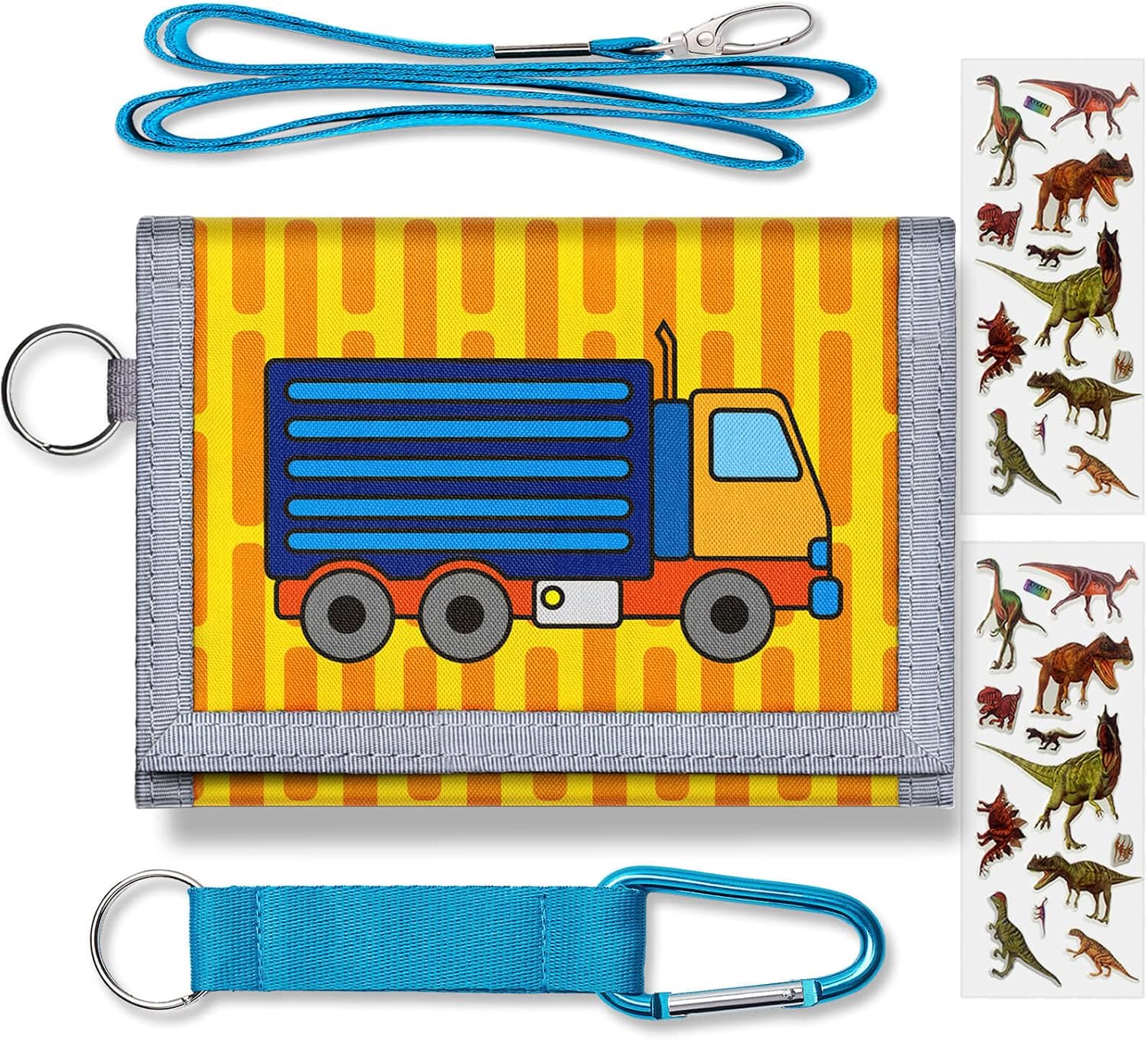 Amazon.com: Kids Wallets for Boys With Coin Pocket, Toddler Trifold ...