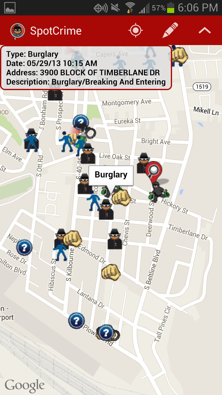 SpotCrime Crime Map - App on the Amazon Appstore