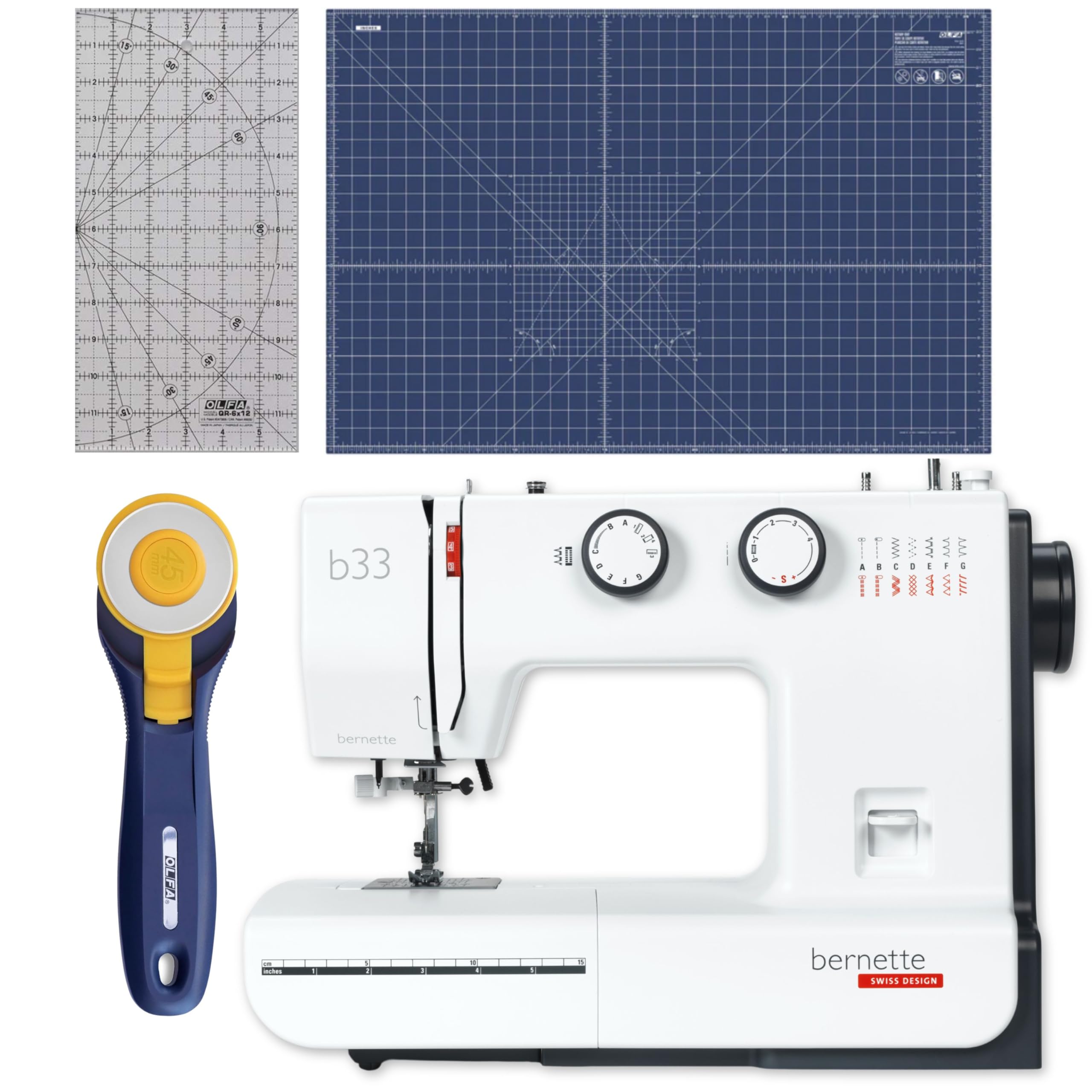 Amazon.com: Bernette 33 Swiss Design Sewing Machine with Quilting and ...
