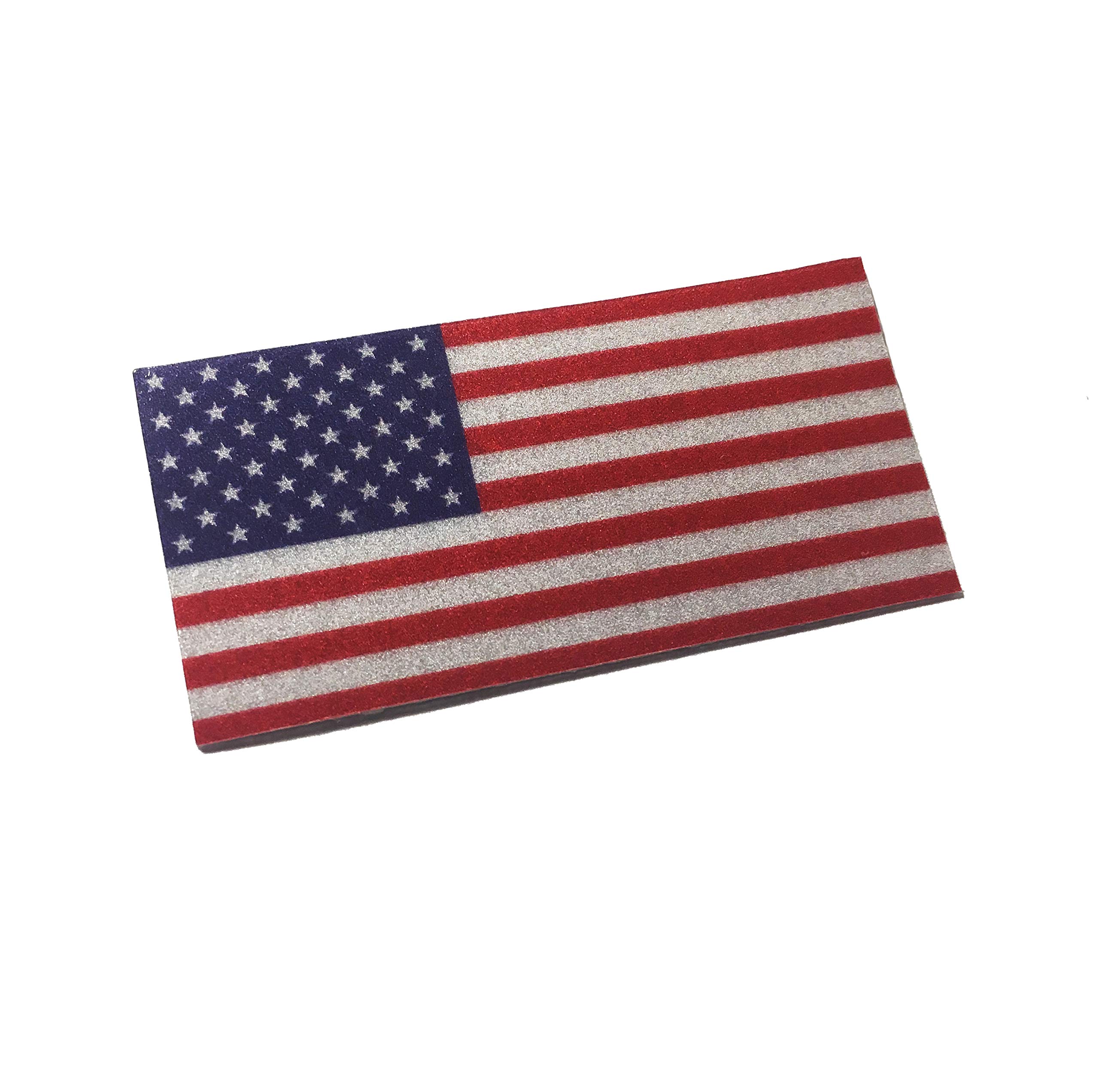 Amazon.com: 2x1" Small Color American Made 3m Reflective American US ...