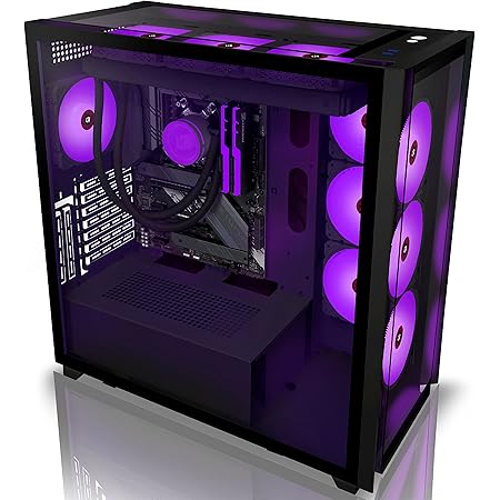 Amazon.com: KEDIERS PC Case - C700 E-ATX Tower 3*Tempered Glass Gaming ...