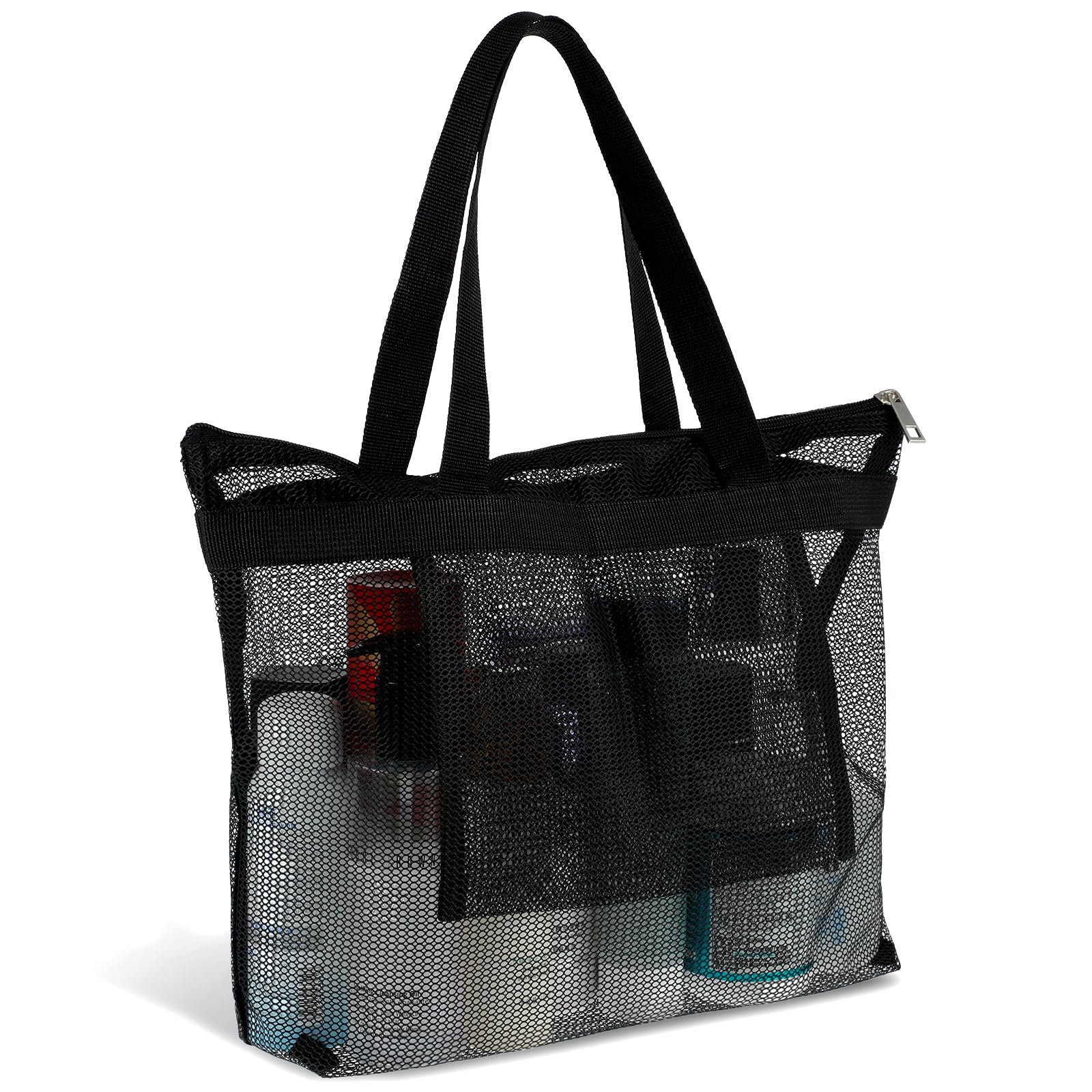Amazon.com: Mesh Shower Bag, Shower Caddy Portable Mesh Tote Bag with ...