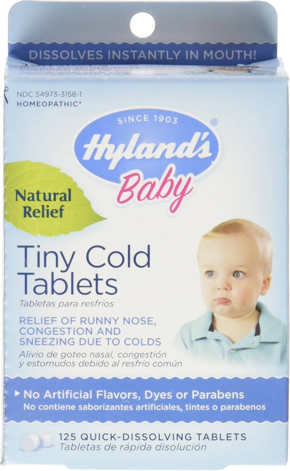 Amazon.com: Hyland's Baby Homeopathic Tiny Cold Tablets : Health ...