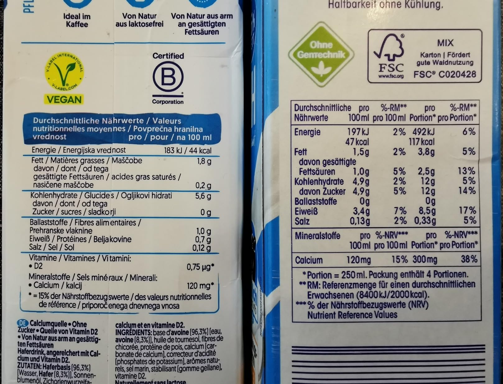 Alpro THIS IS NOT MILK 3,5% – Vegan und milchfrei – Von Natur aus ...