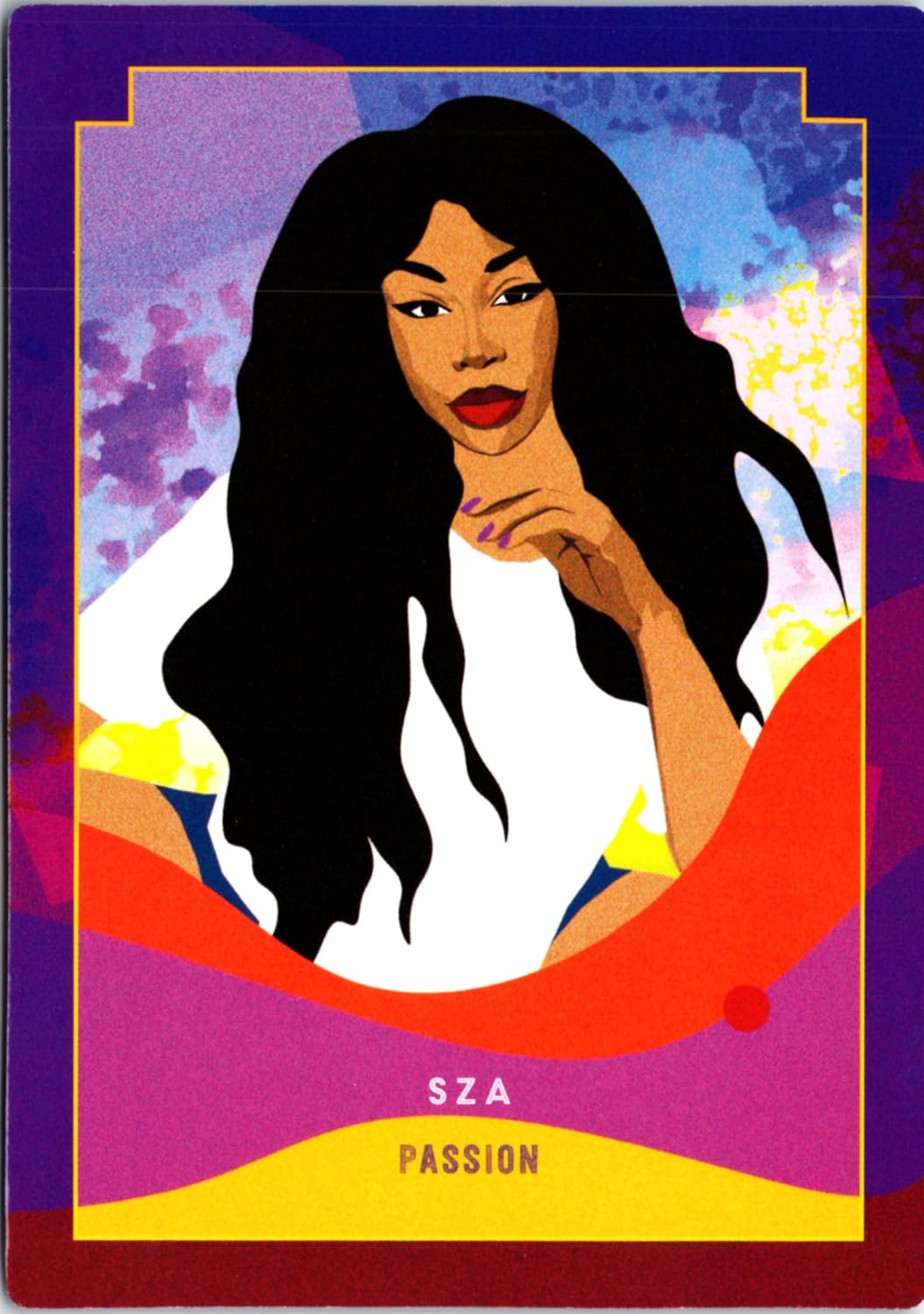 SZA Solána Imani Rowe trading card (Singer, R&B) 2021 Oracle Hip Hop ...