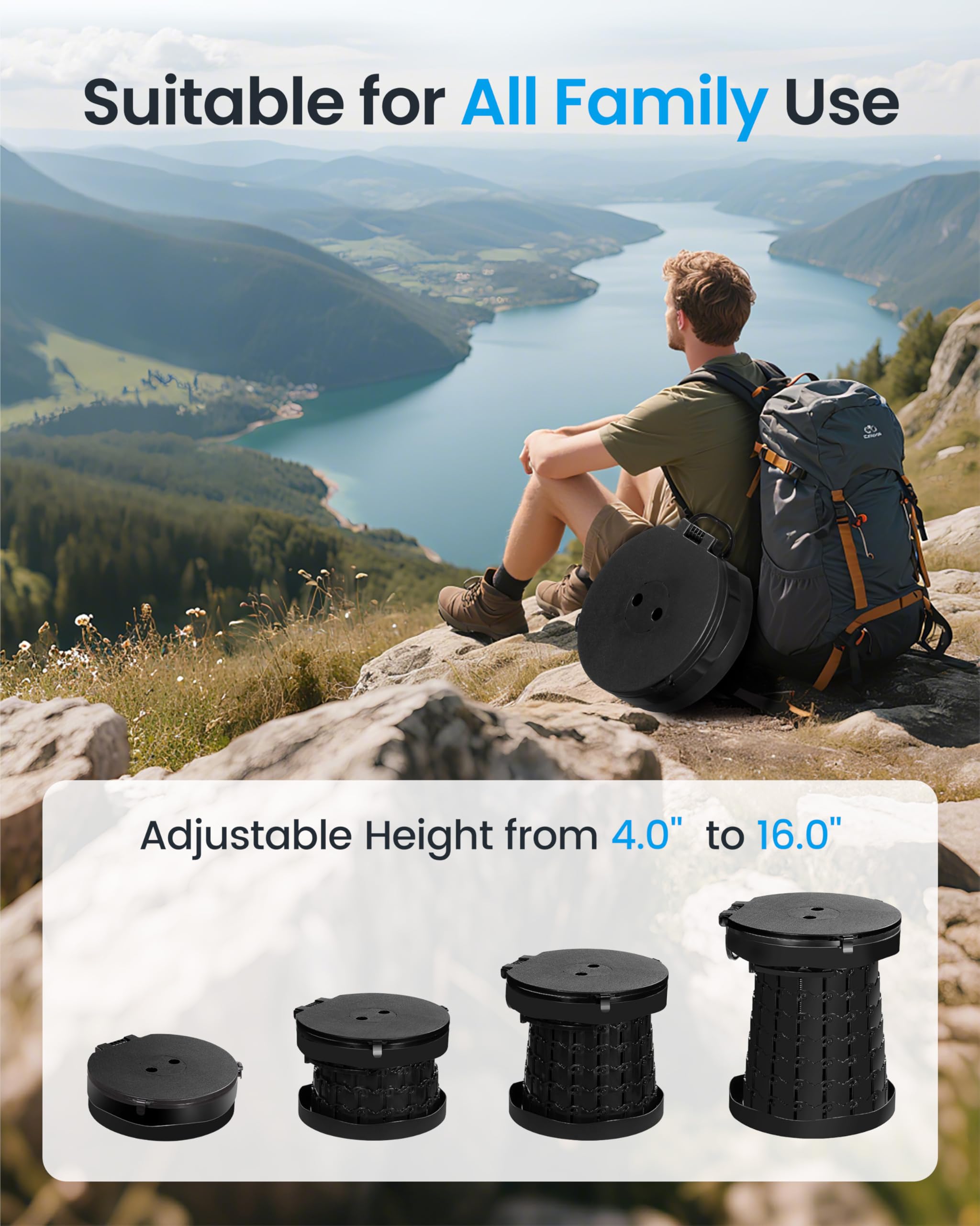 Snapklik.com : TRIPTIPS 2025 New Upgrade Retractable Portable Toilet ...