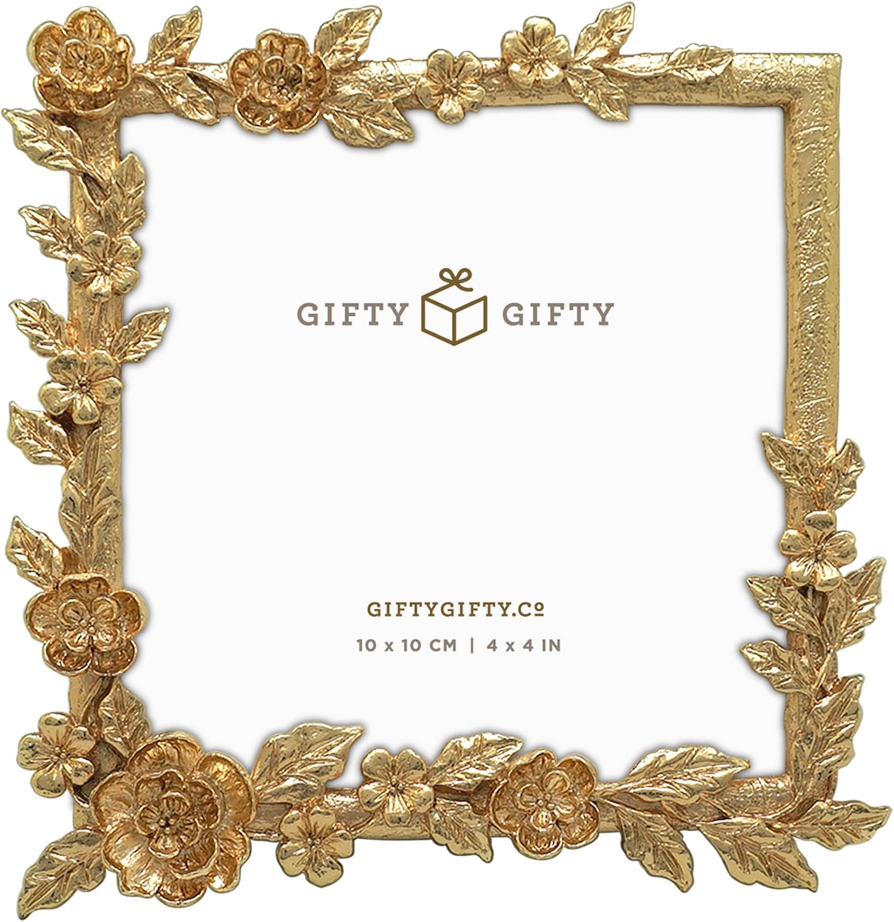 Amazon.com - JOSON Vintage Photo Frame, Ginkgo Biloba Resin Gold Frame ...