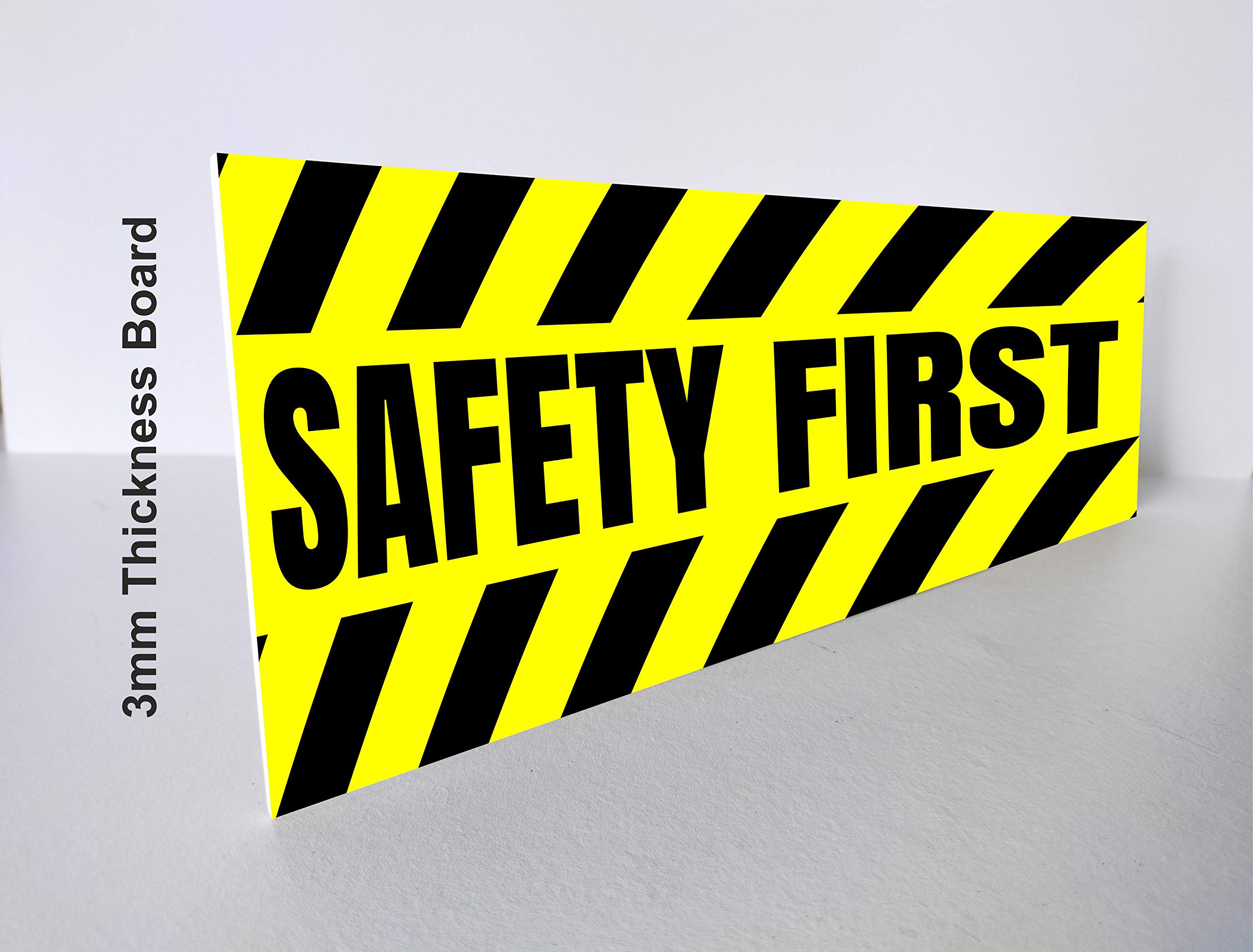Buy SIGN EVER Safety First Sign Board Factory Office Bank Restaurant ...
