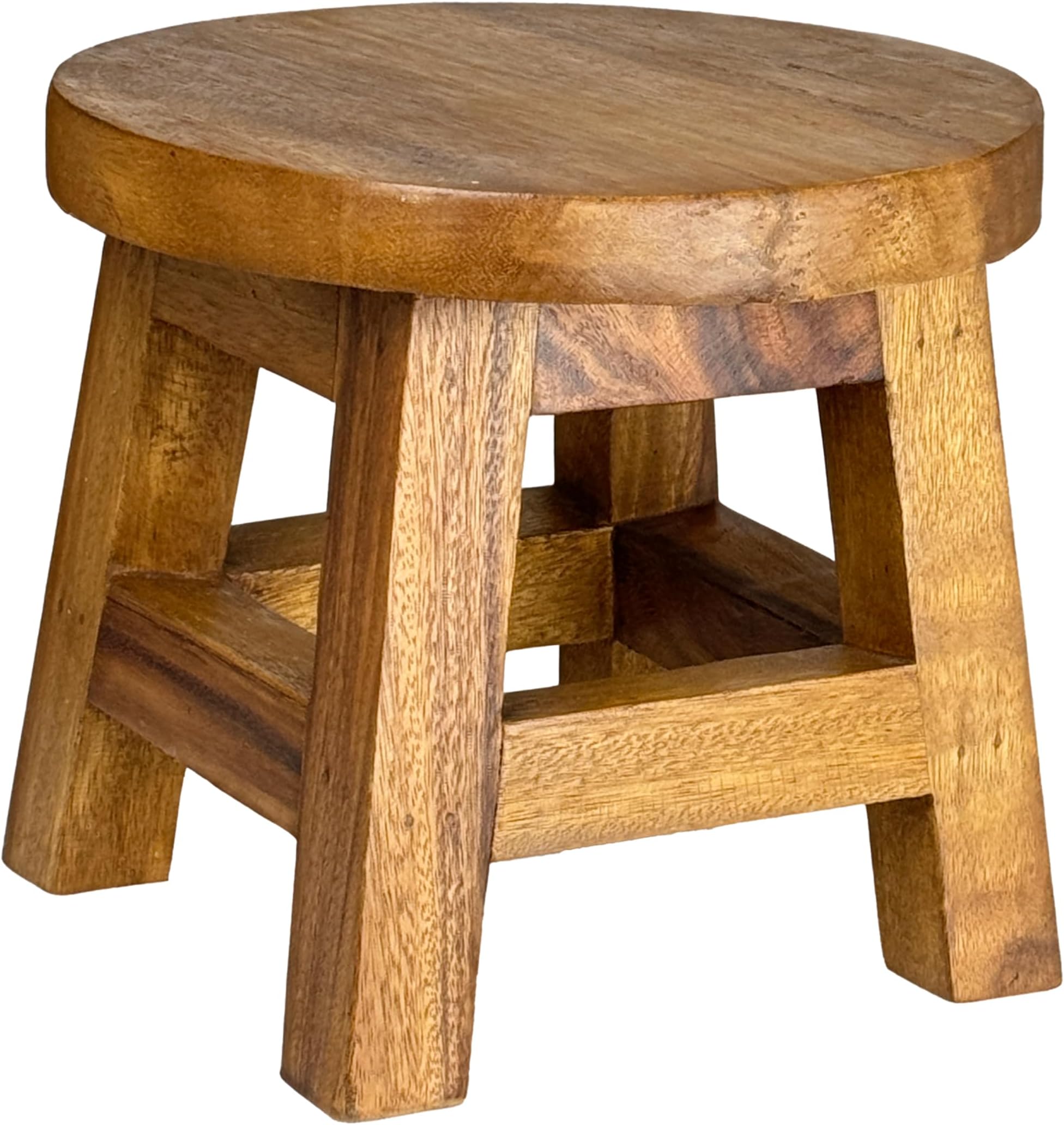 Eden Creations Small Wooden Stool, Plant Stand Indoor Step or Kids ...