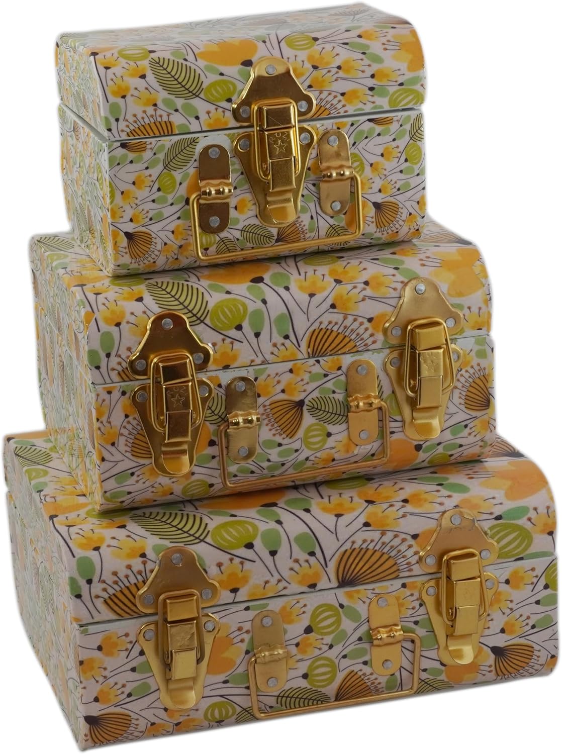 Amazon.com: Traditional Handicraft Vintage Style Metal Trunk Jewellery ...