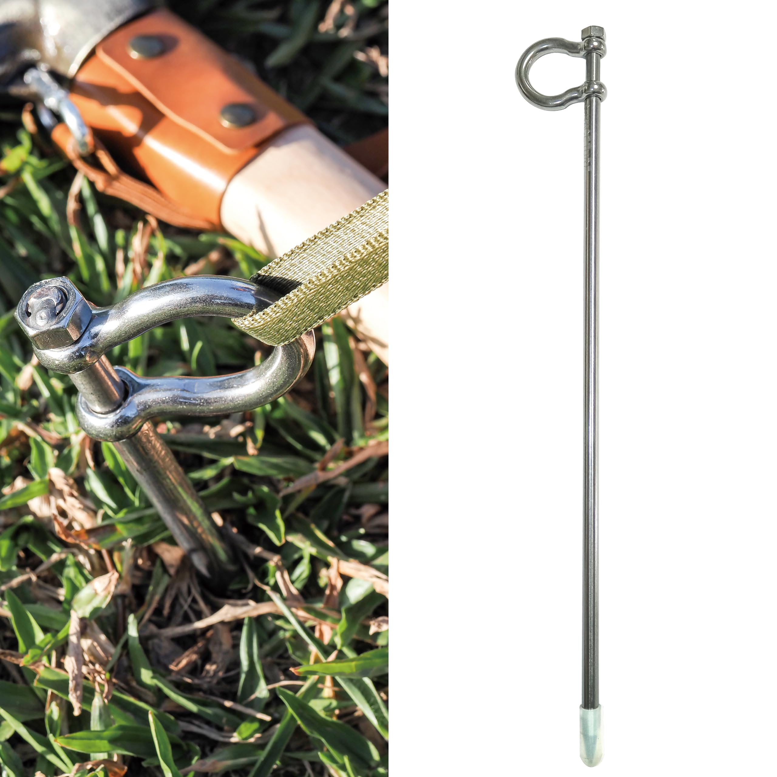 Amazon.com: Dog Tie Out Stake - Stainless Steel Heavy Duty Dog Stake ...