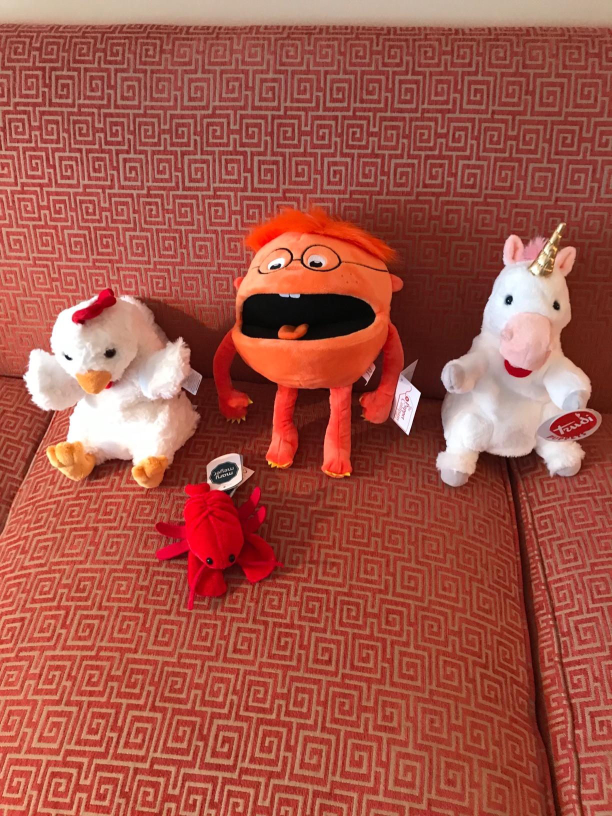 Amazon.com: The Puppet Company Baby Mosters Orange Monster Hand Puppet ...